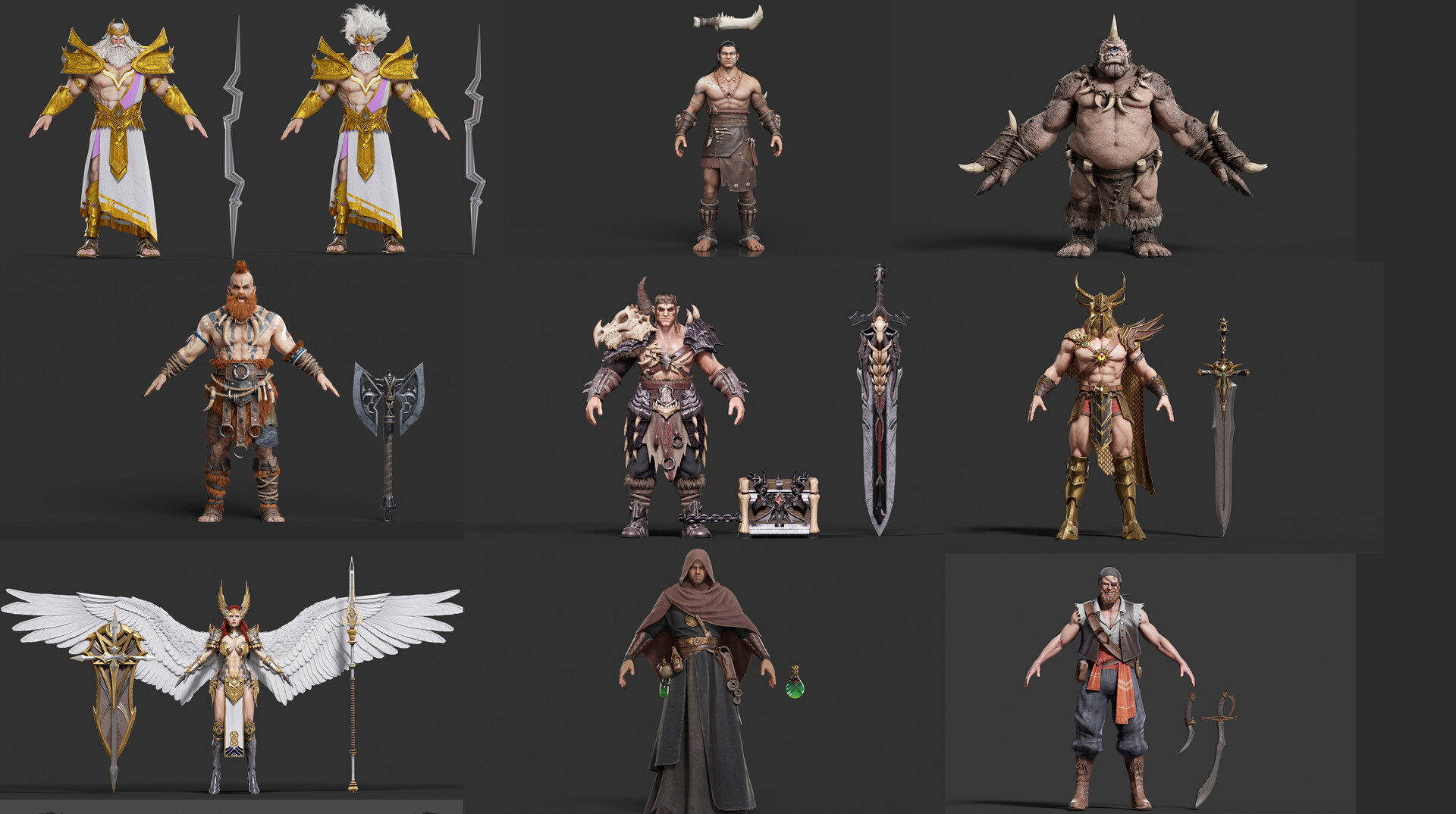 ArtStation - GAME CHARACTER OF REAL-TIME