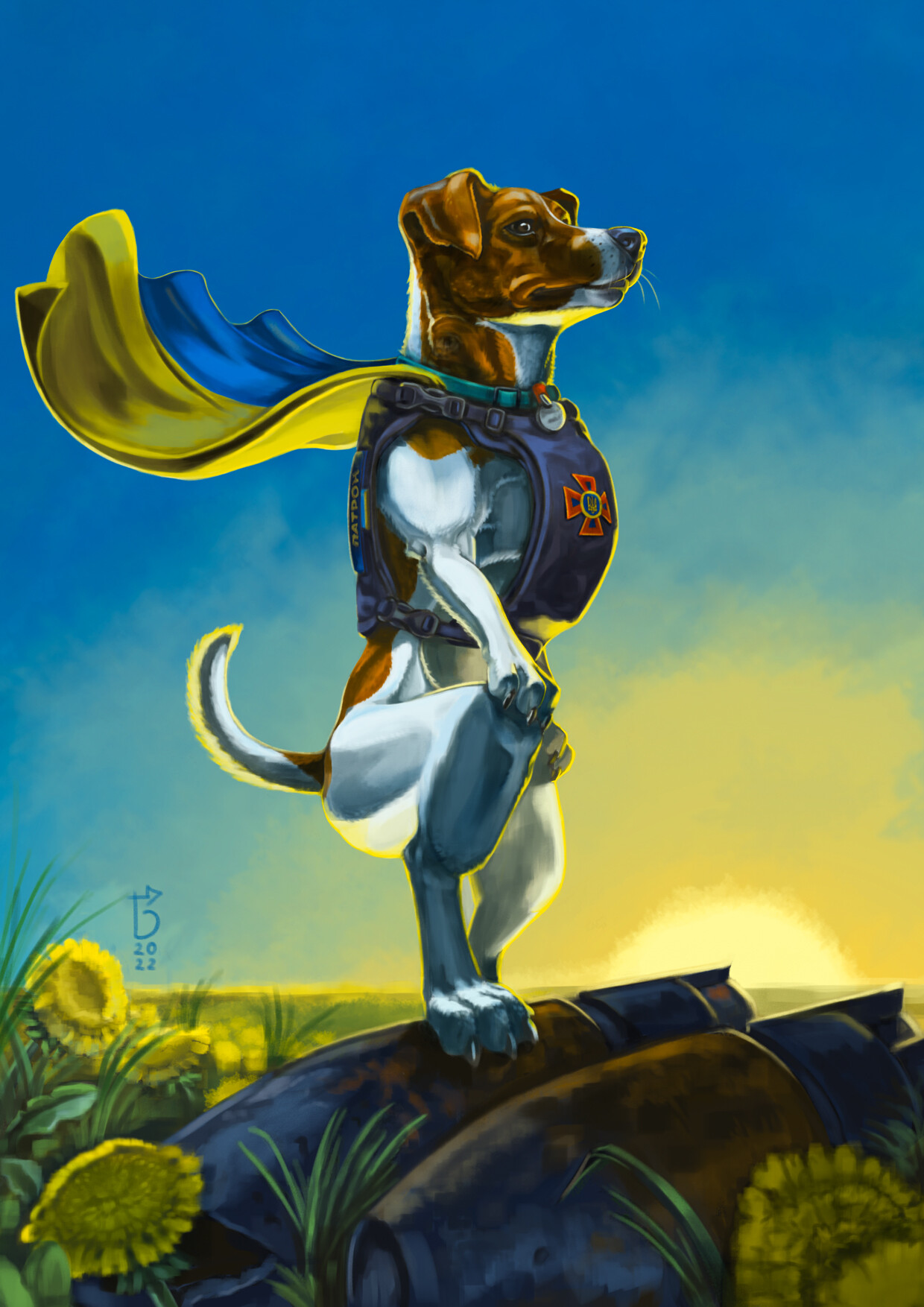 ArtStation - Patron - dog sapper