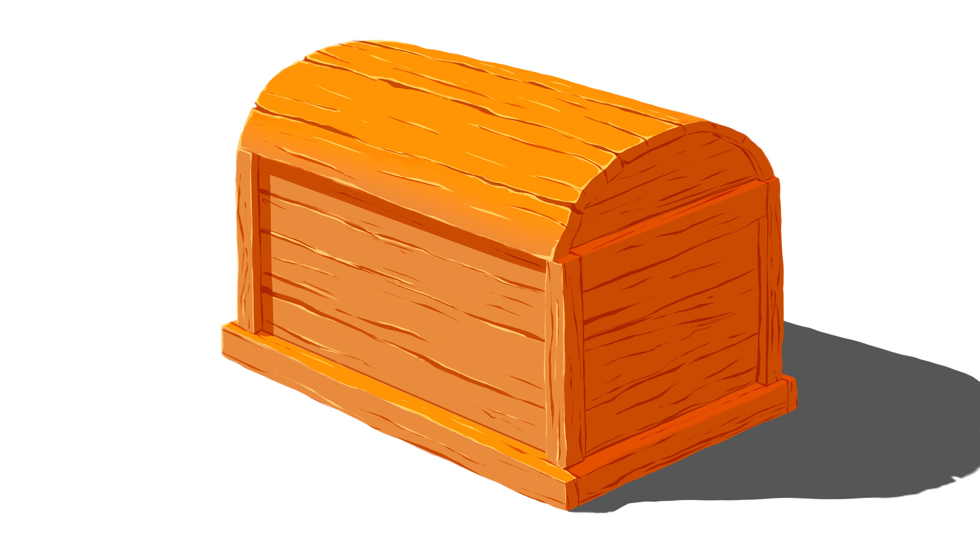 ArtStation - Stylized wooden chest