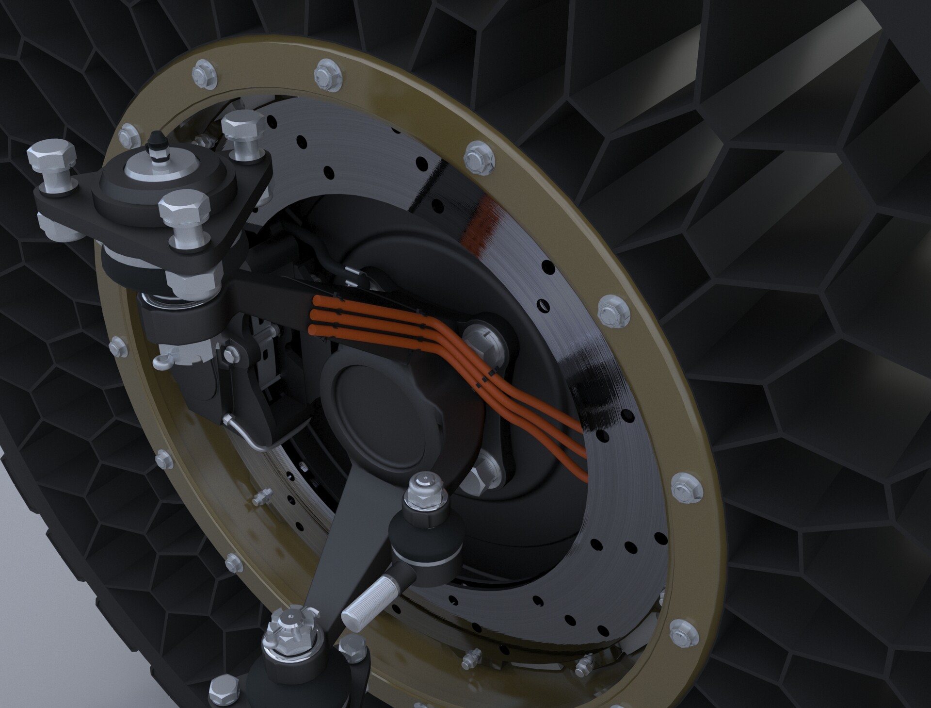 ArtStation - Motor wheel for light car platform