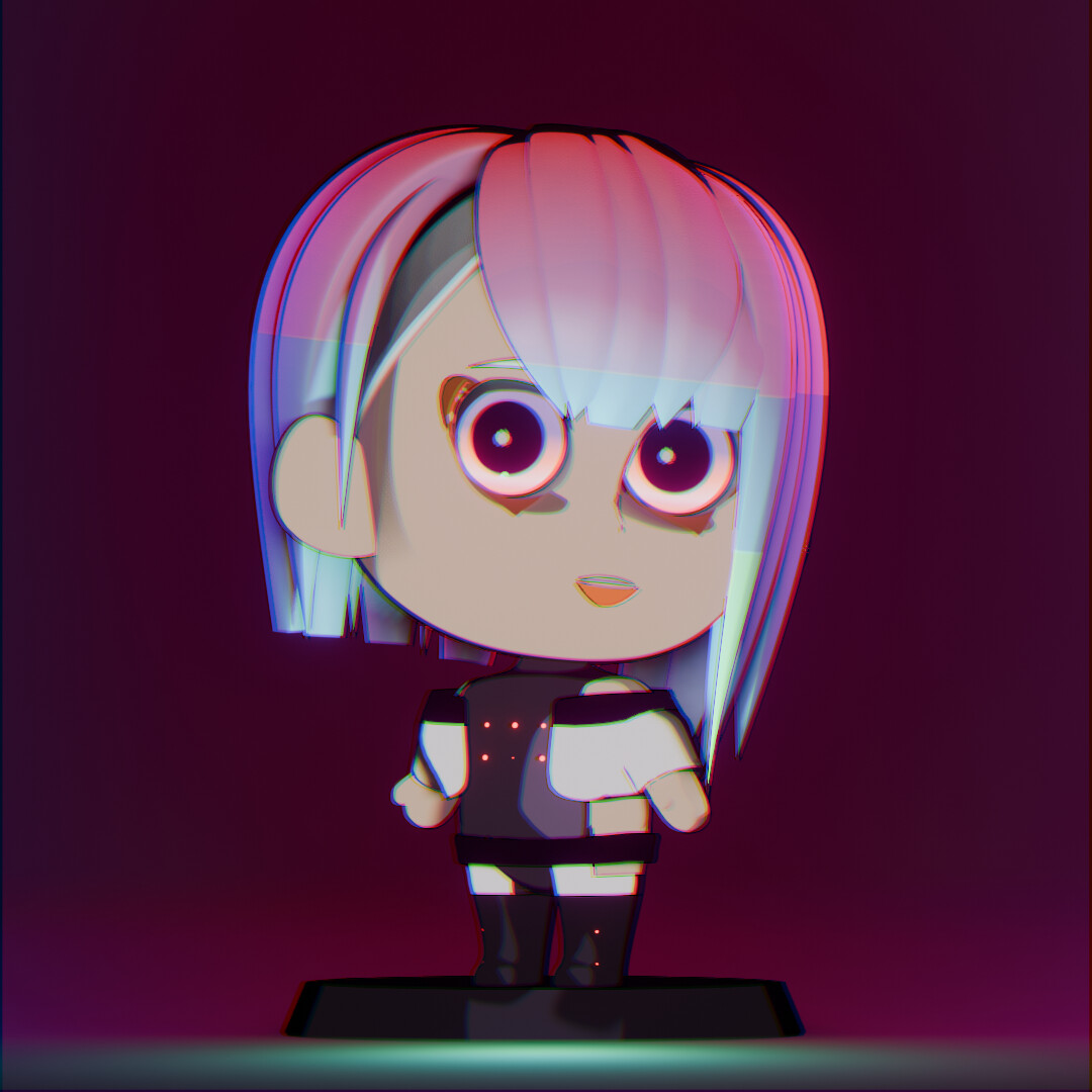 ArtStation - Cyberpunk: Edgerunners - Lucy "chibi" #27