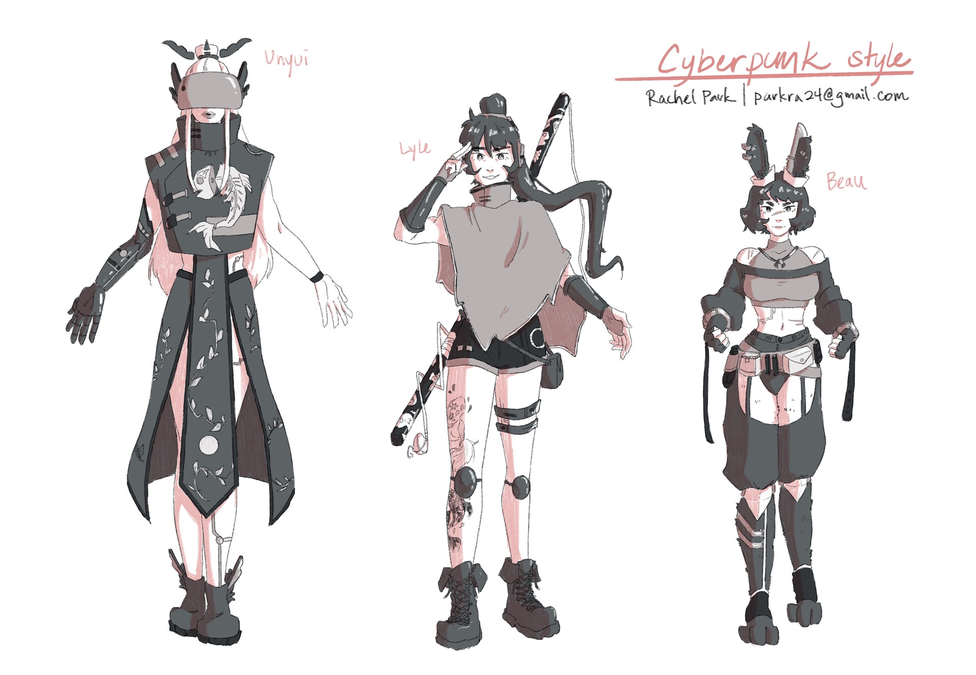 ArtStation - Cyberpunk style for OCs