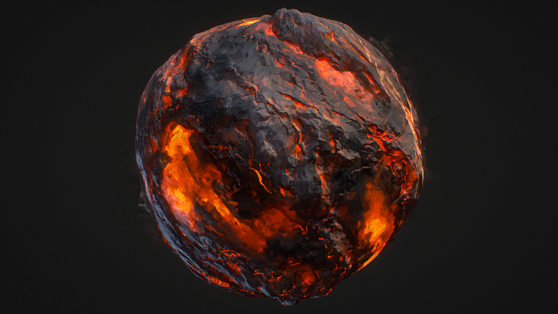 ArtStation - Stylized Painterly Lava