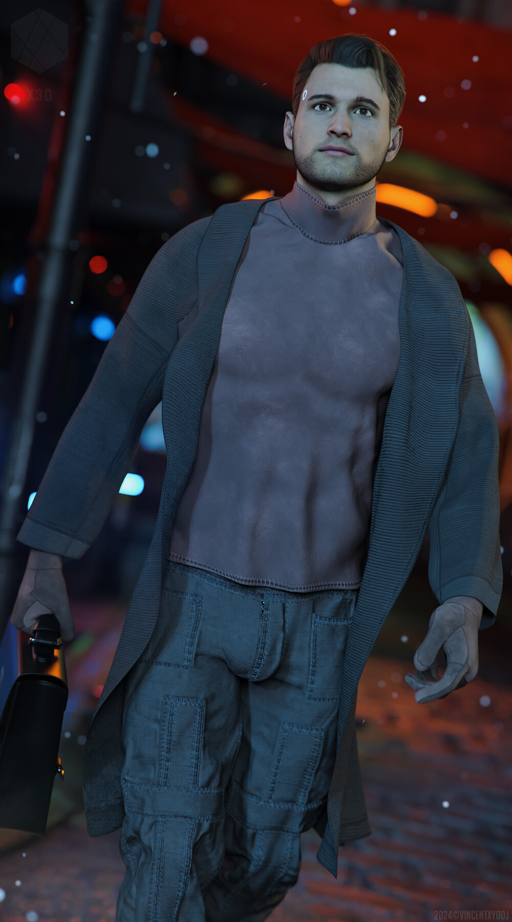 Xtreme3D Studio - dForce City Blenn Outfit for G9 by Lyone