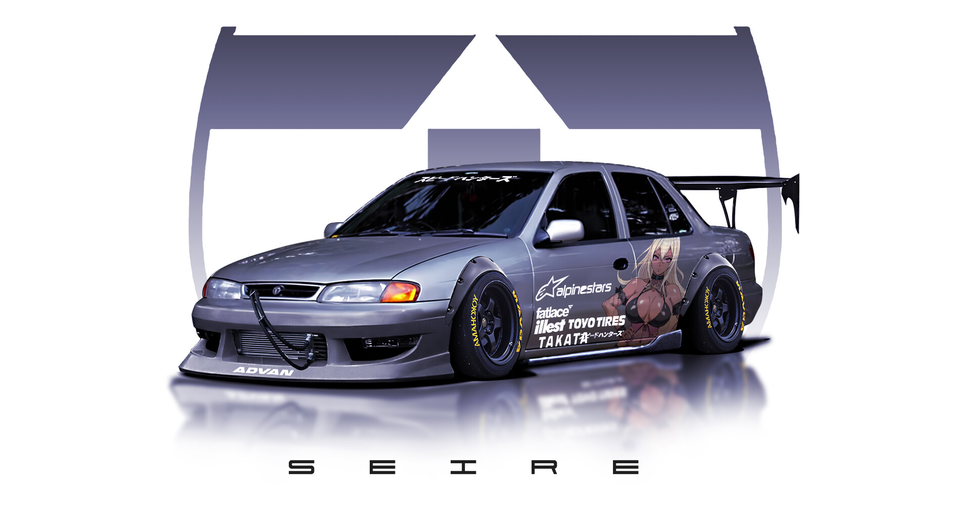 ArtStation - Timor DOHC (KIA Sephia) Need For Speed Style