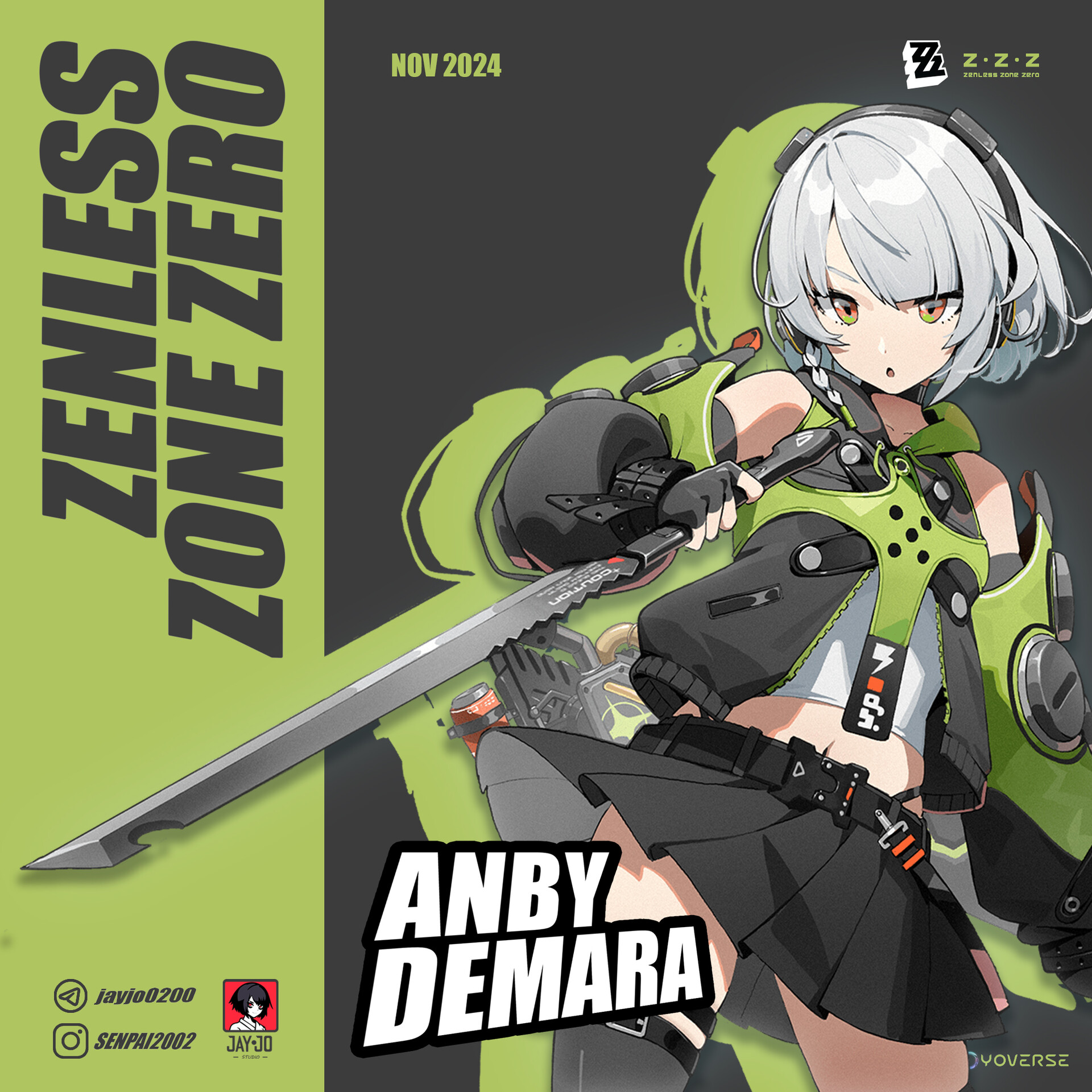 ArtStation - Zenless zone zero Anby Demara Fan poster