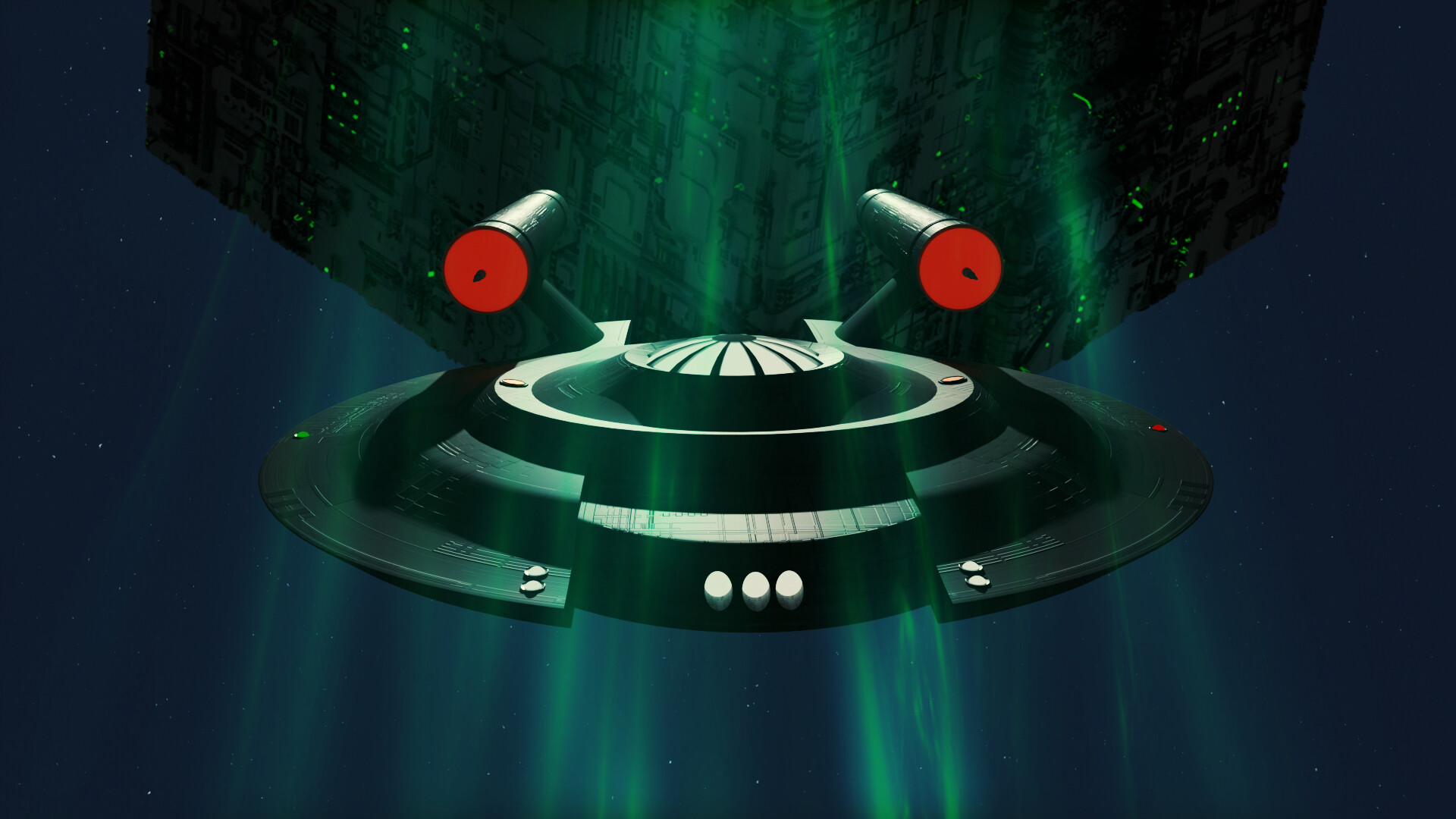 ArtStation - Borg Tractor Beam.