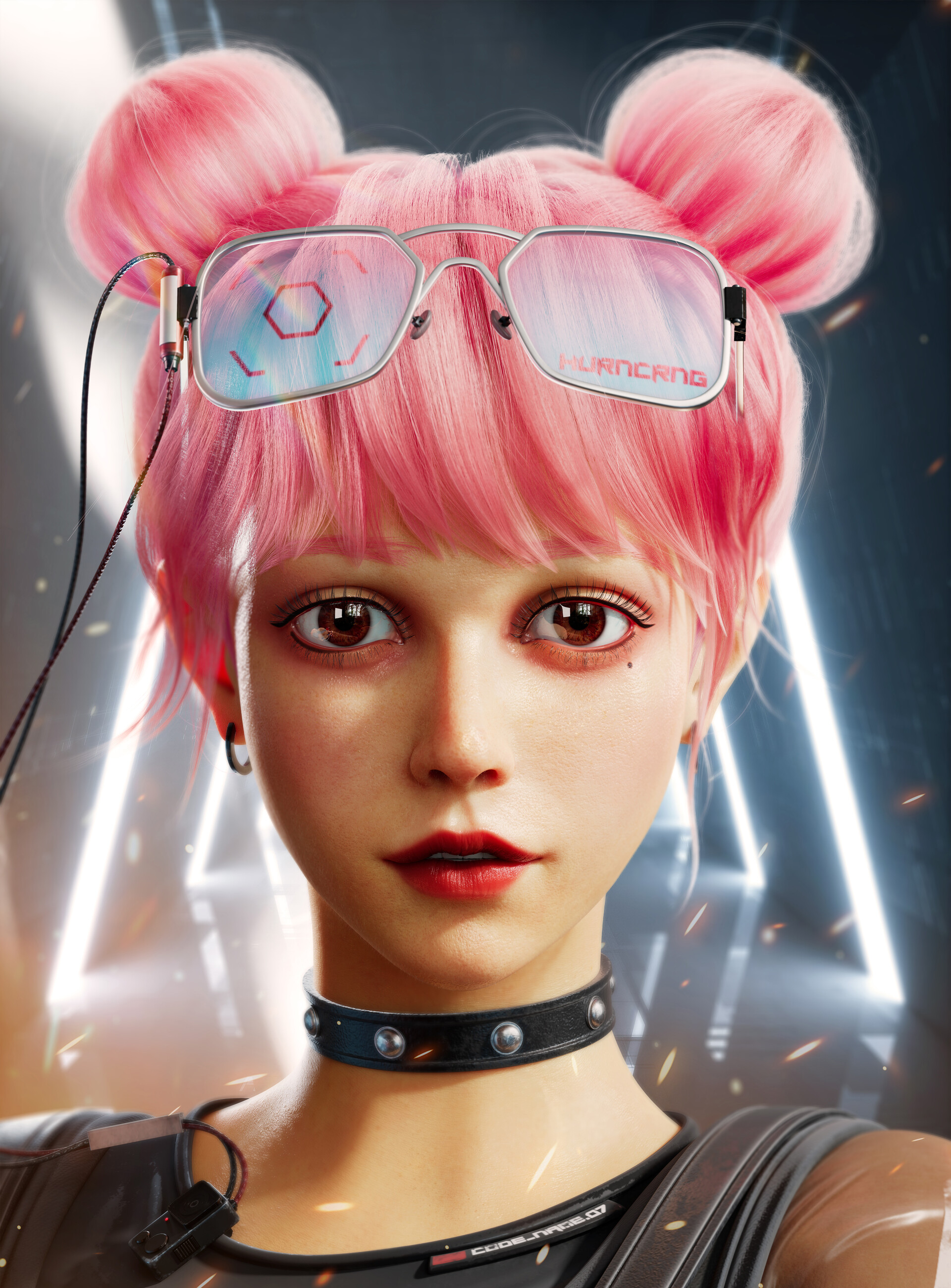 ArtStation - 《Code Name 07 Face close-up》