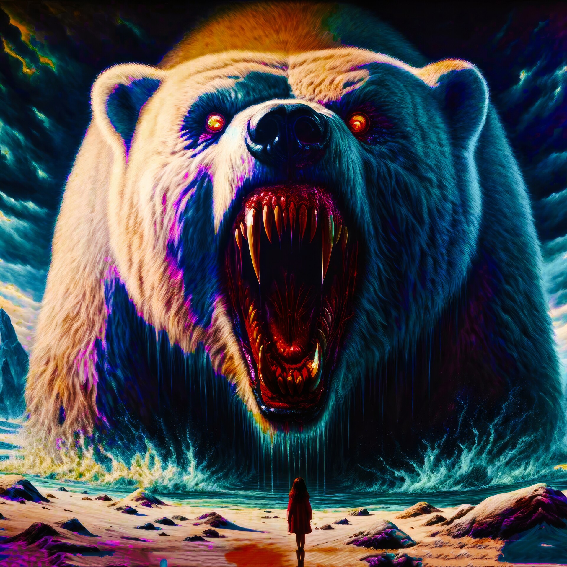 brave evil bear