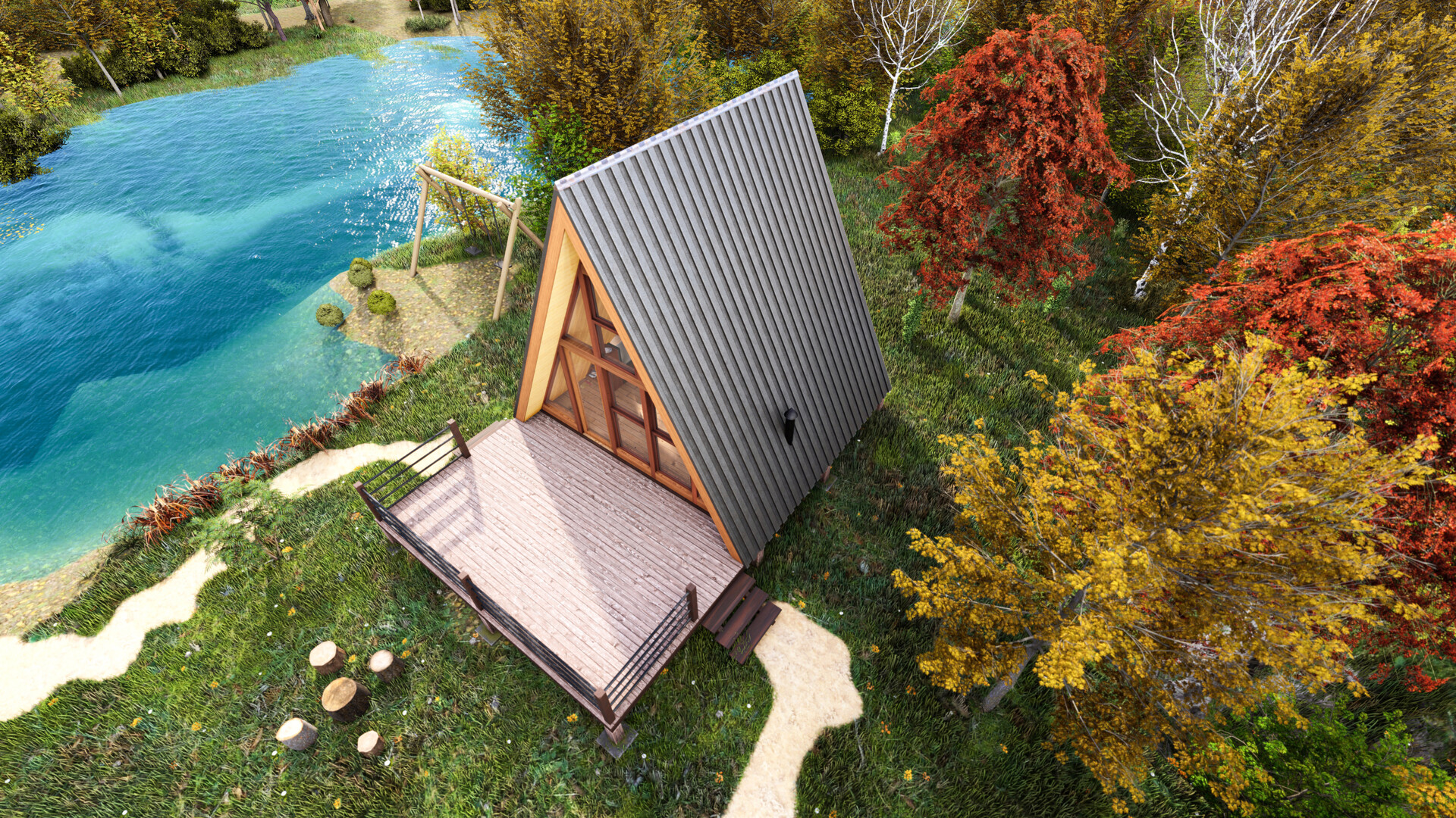 supun rathnayake - A - Frame tiny house 5