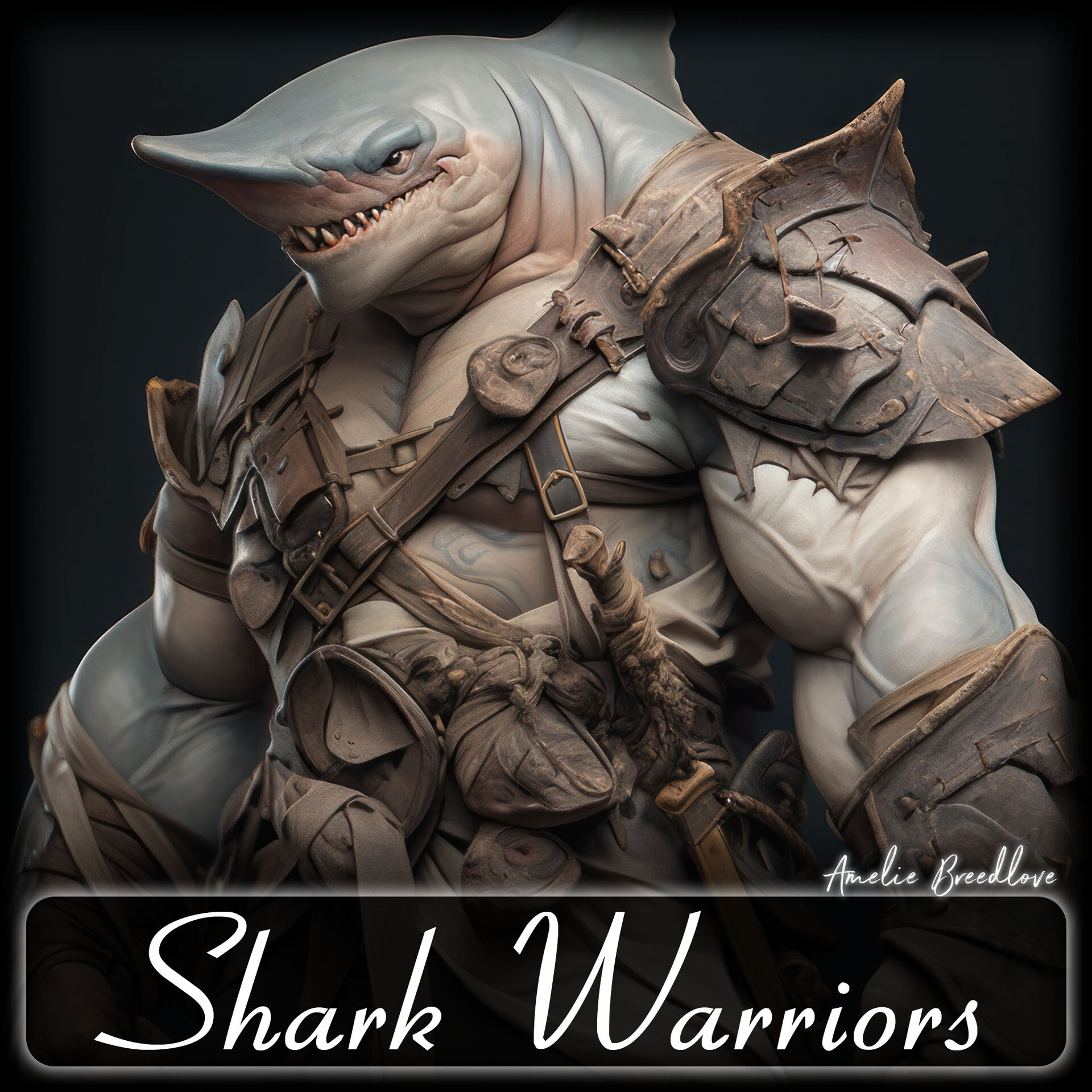ArtStation - 200 Shark Warriors Reference Pack | 4K | v.13