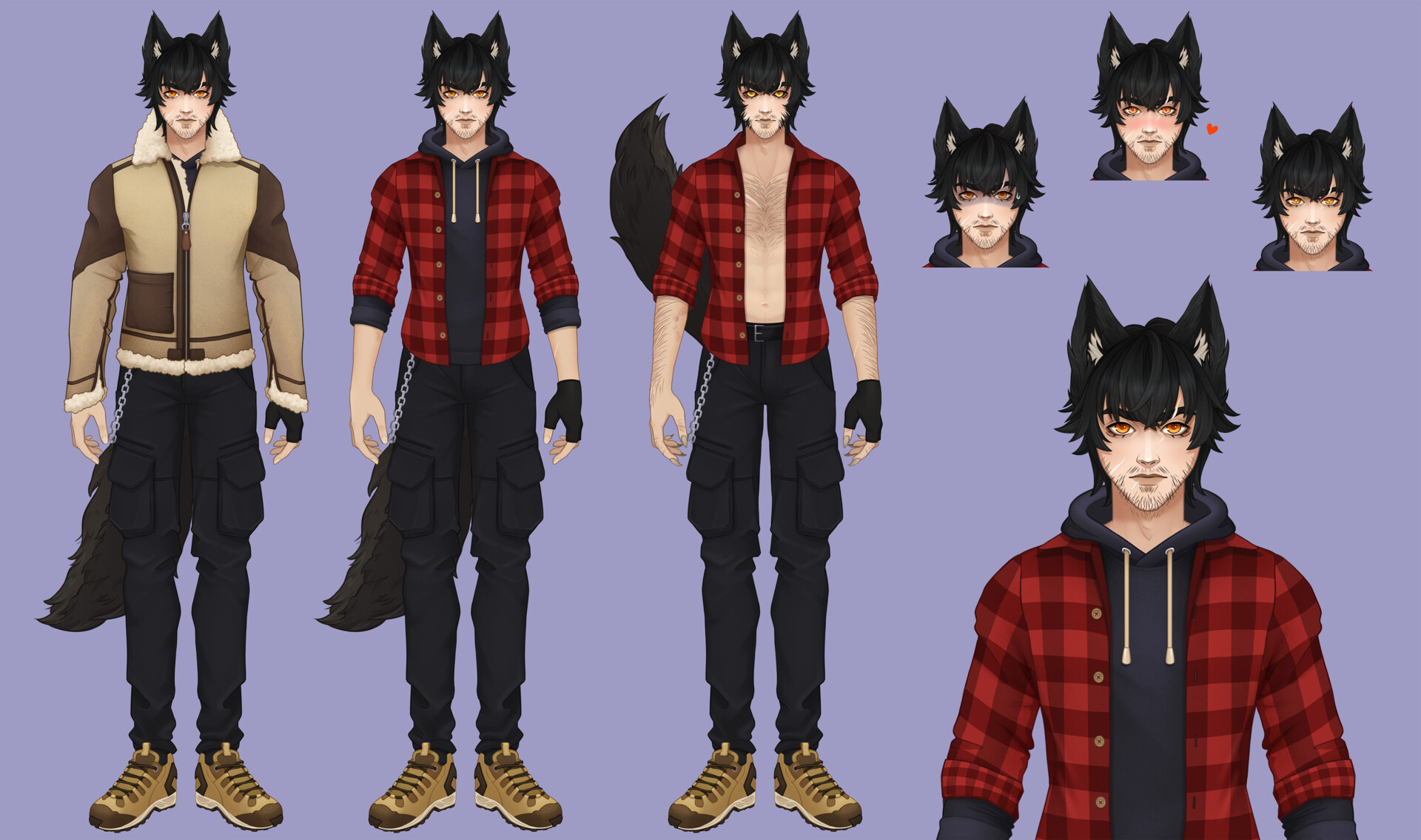 ArtStation - Wolf boy