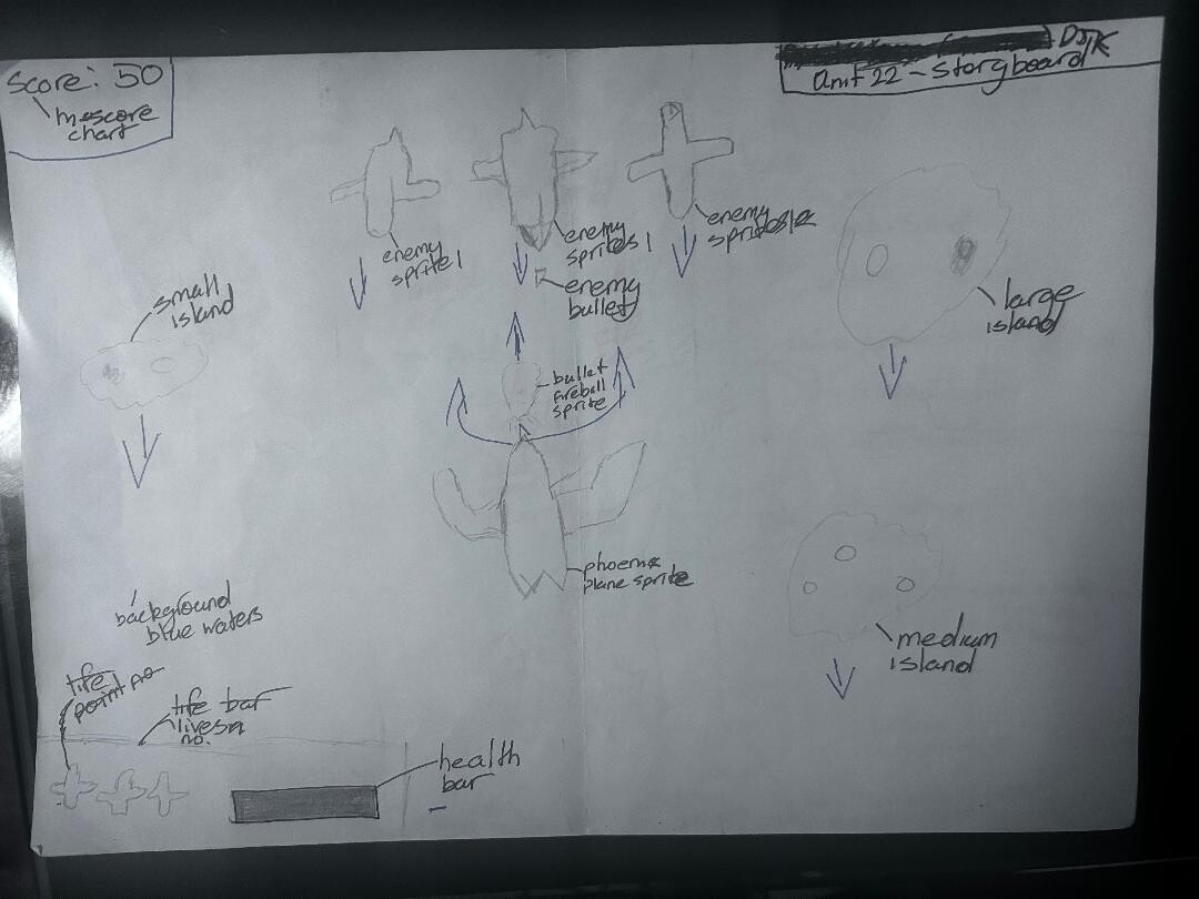 ArtStation - 1945 Shooter Game Storyboard