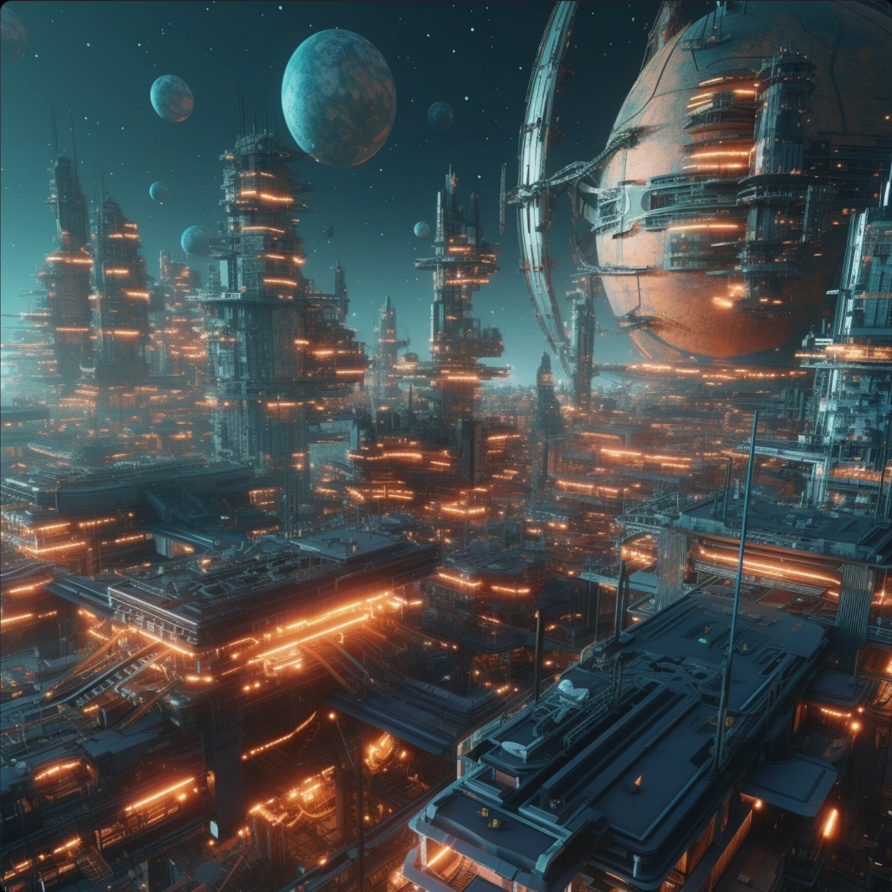 ArtStation - Dyson City