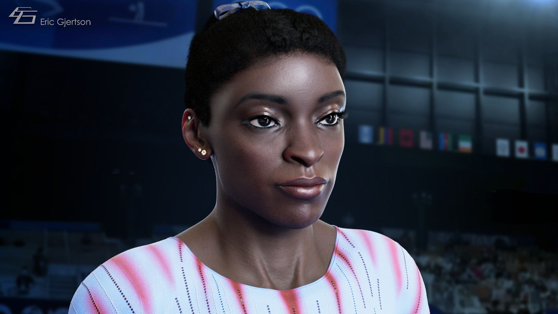 Eric Gjertson - Simone Biles 3D Model
