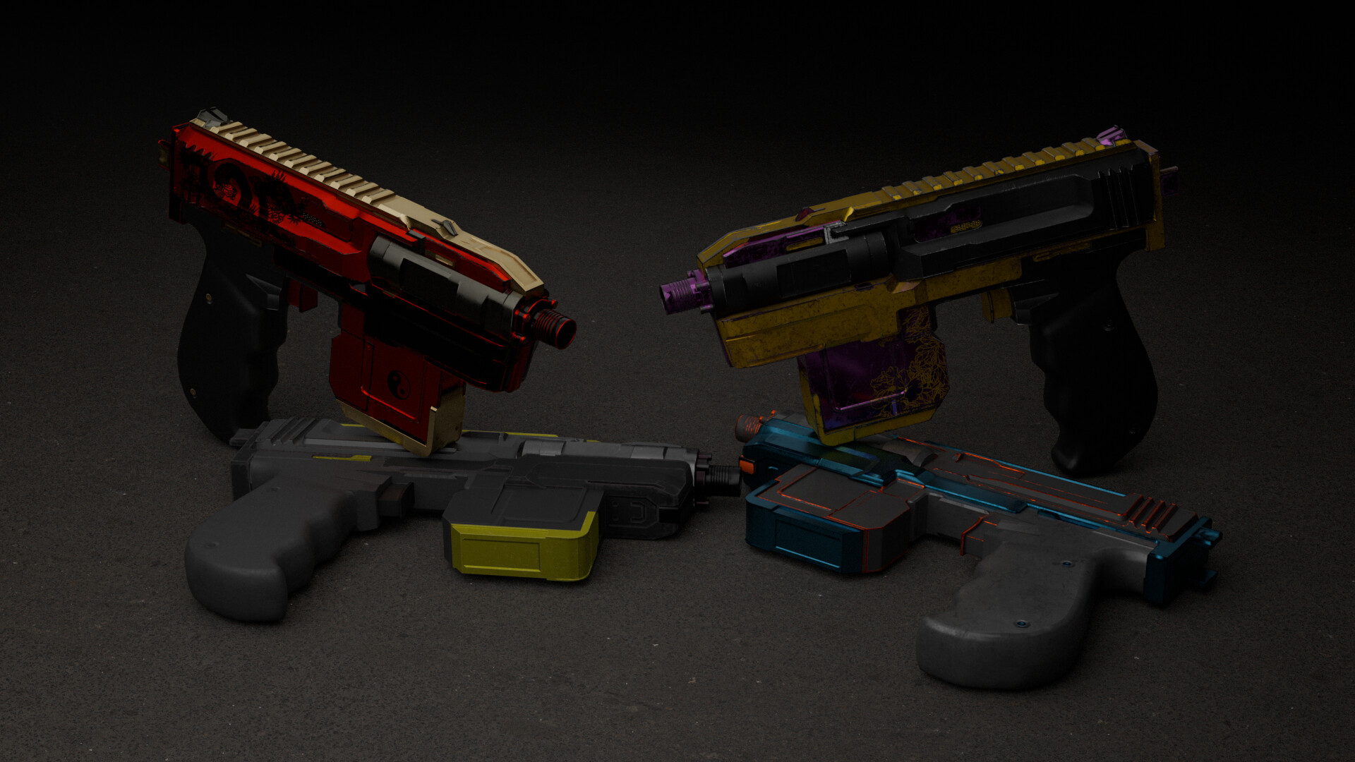 ArtStation - Customizable gun