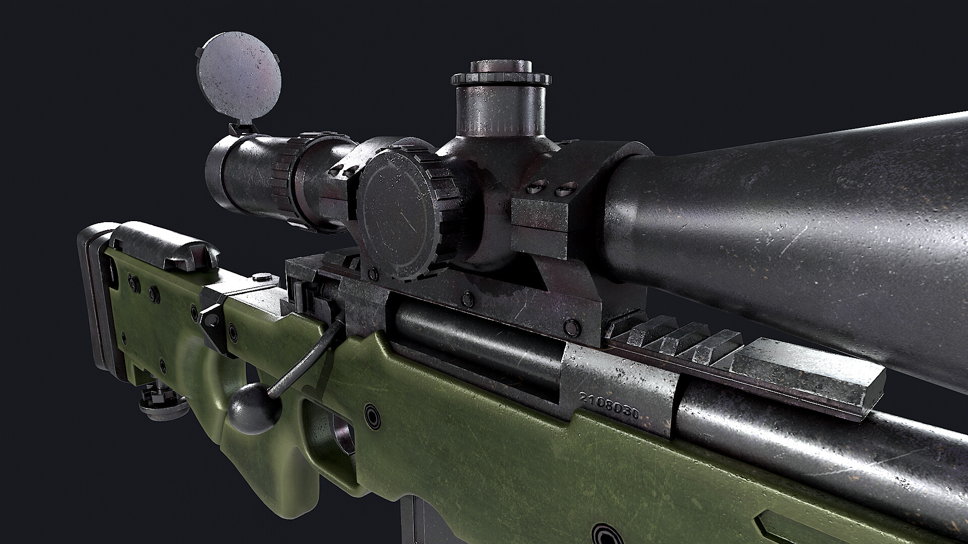 Lim Wen Kai - Hard Surface Modeling || AWM Sniper