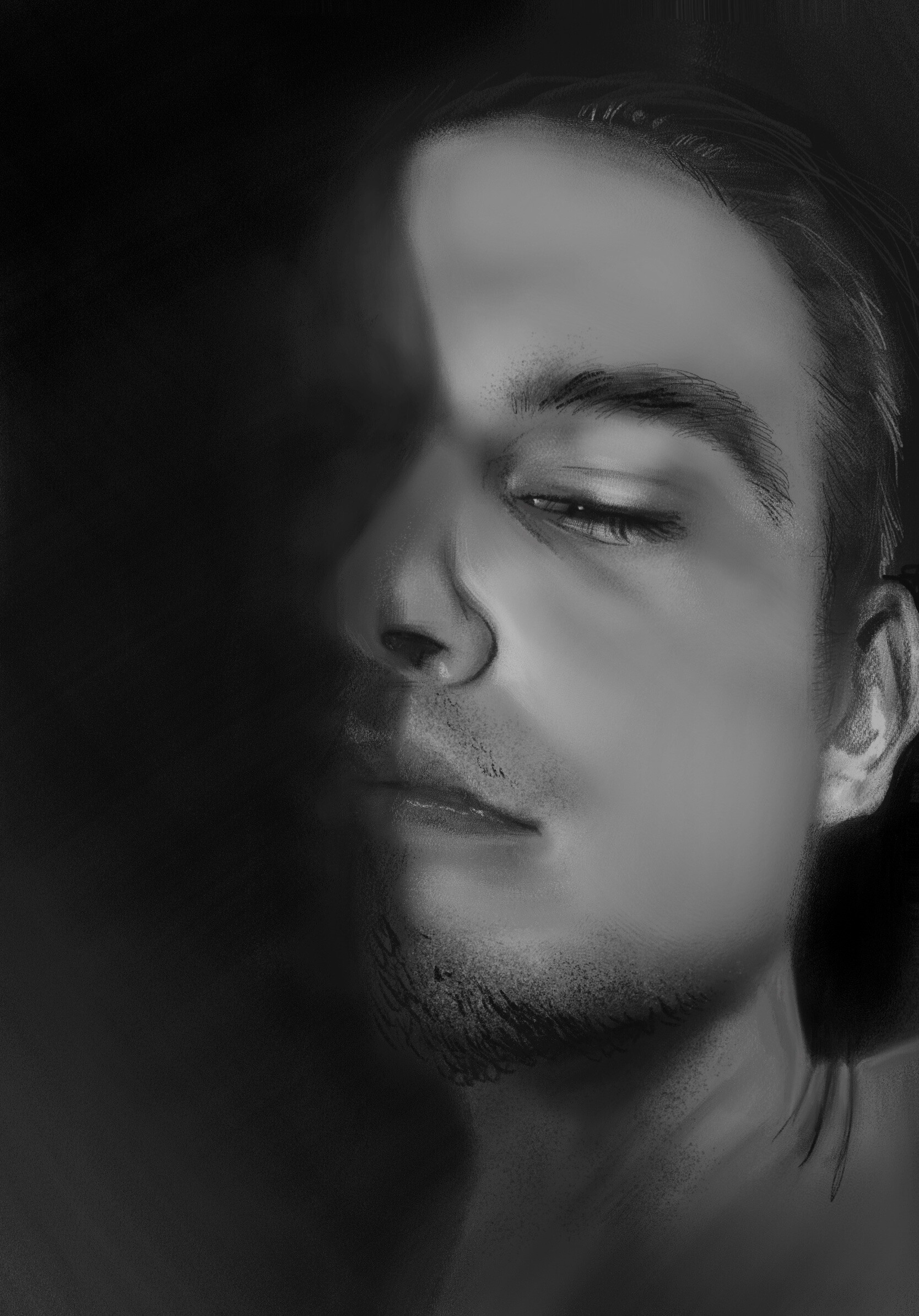 ArtStation - Portrait Value Study
