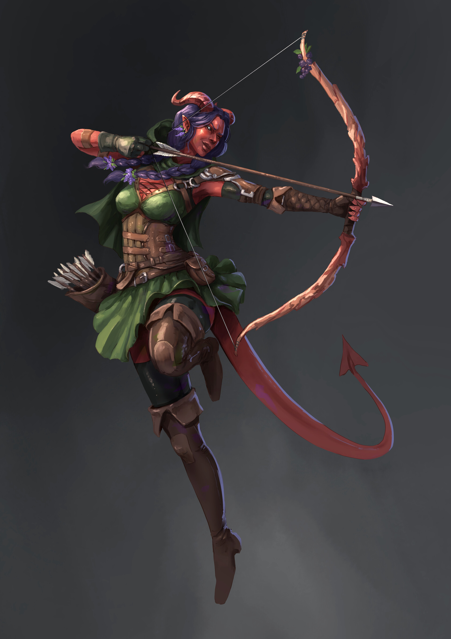 ArtStation - Tiefling Ranger