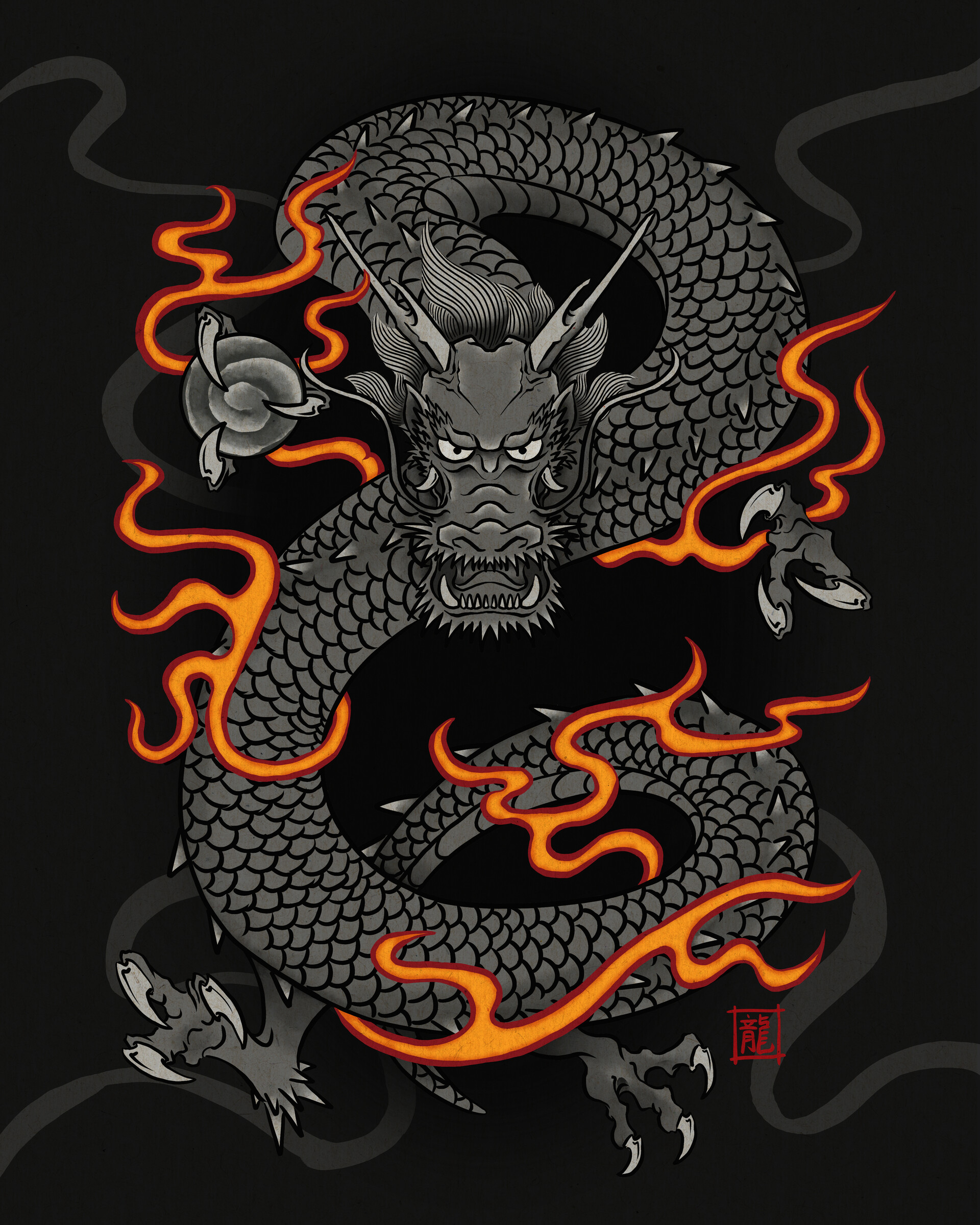 ArtStation - Happy New Year and Happy Year of the Dragon