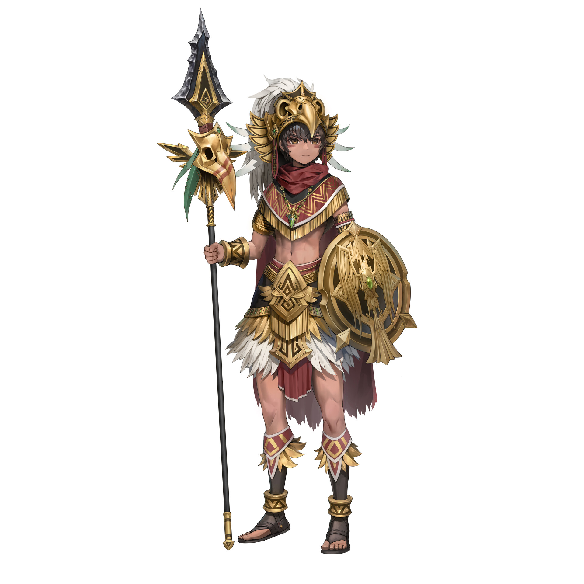 ArtStation - aztec hero