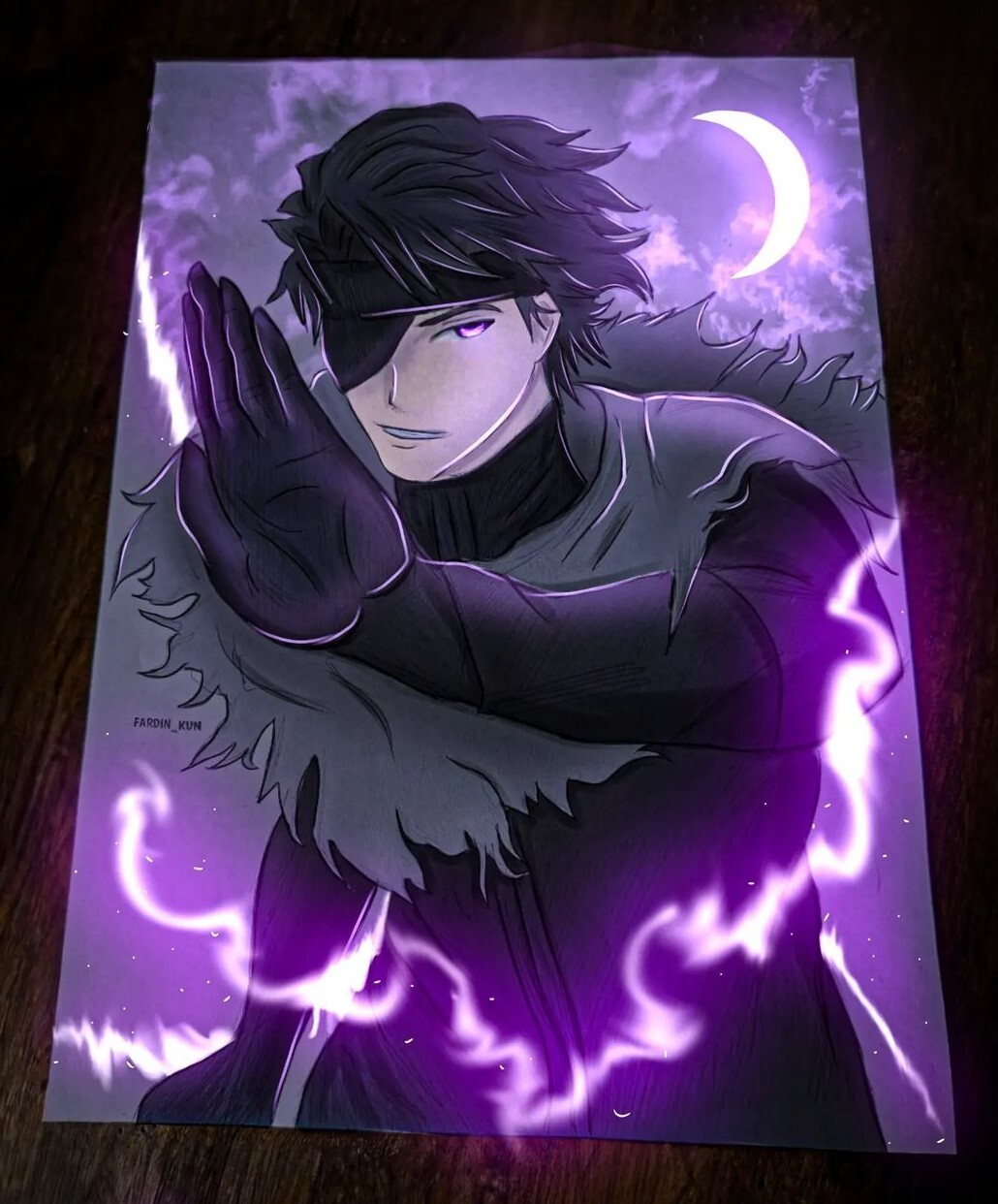 ArtStation - sosuke aizen glow art 💜