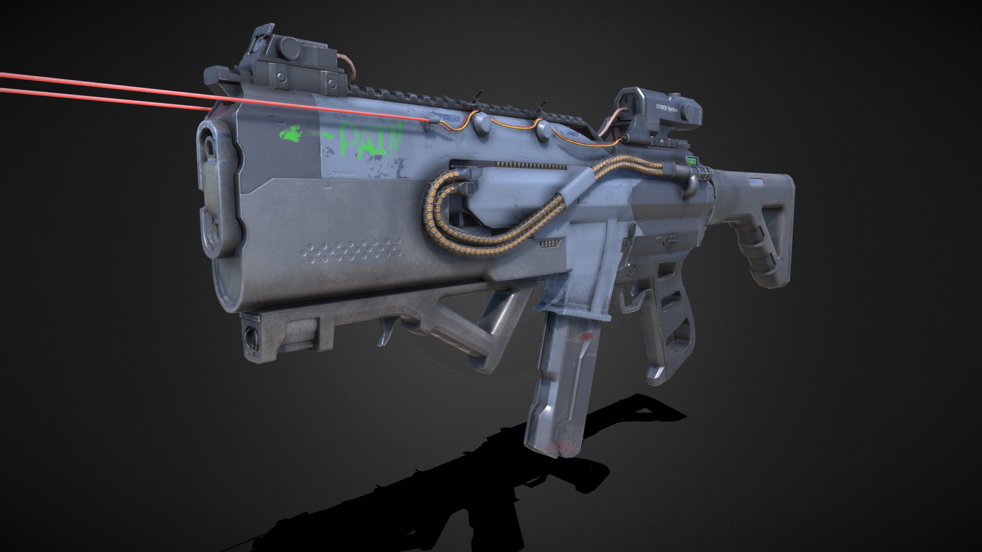 Matteo Laeremans - SCIFI Gun | XE-7 | (Concept by EL1J4H) | FREE