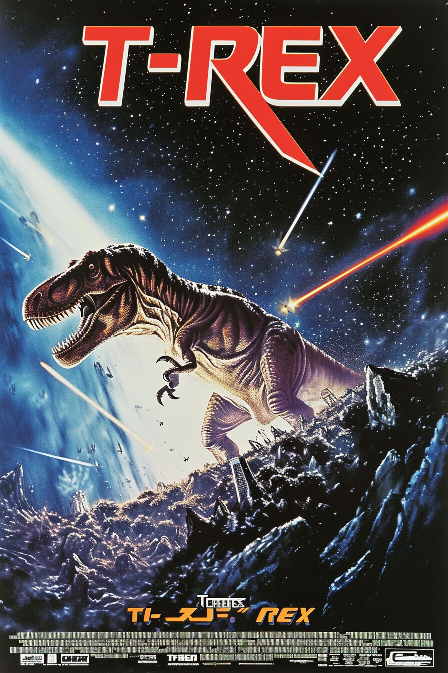 ArtStation - T-REX Movie Poster