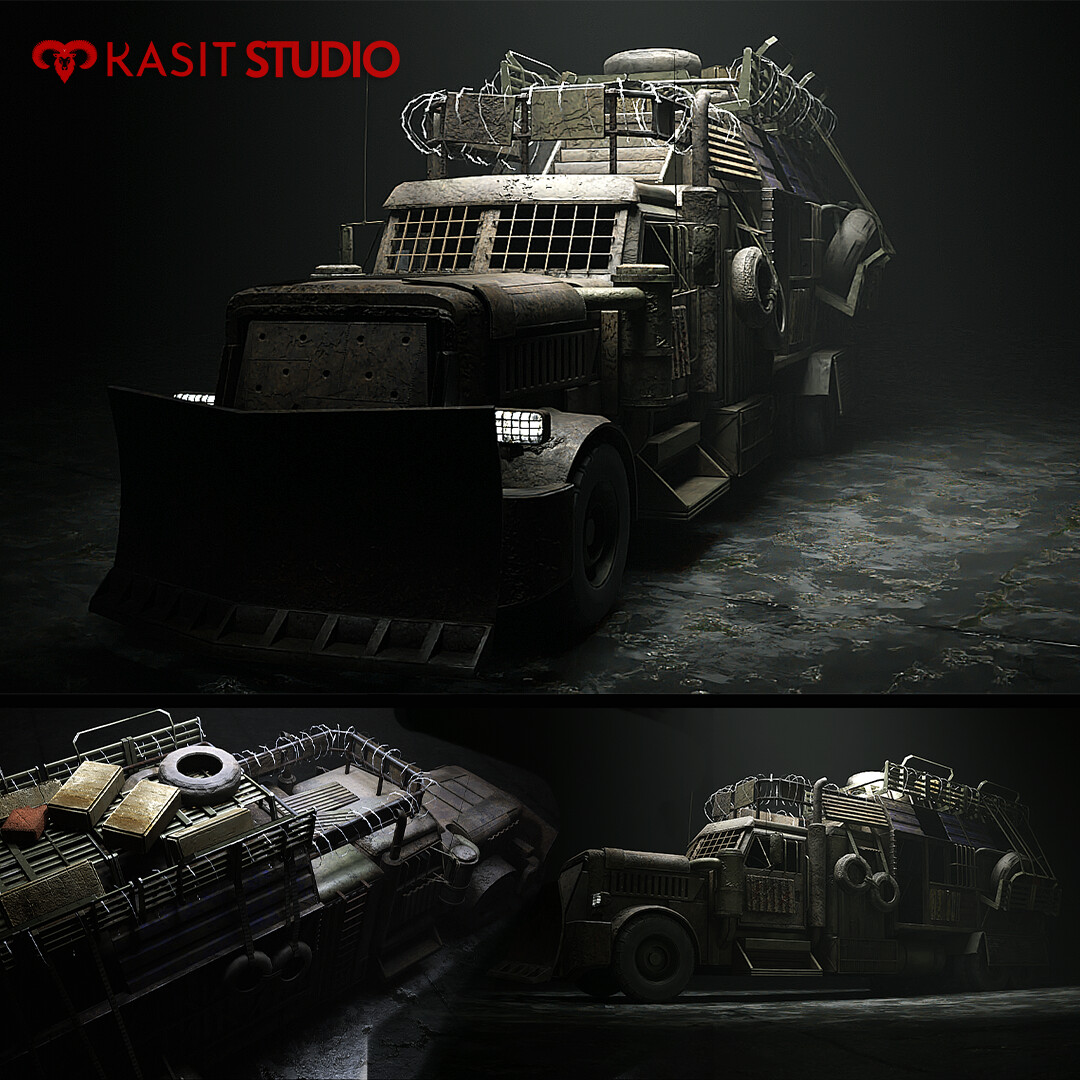 ArtStation - Heavy Truck Post apocalypse