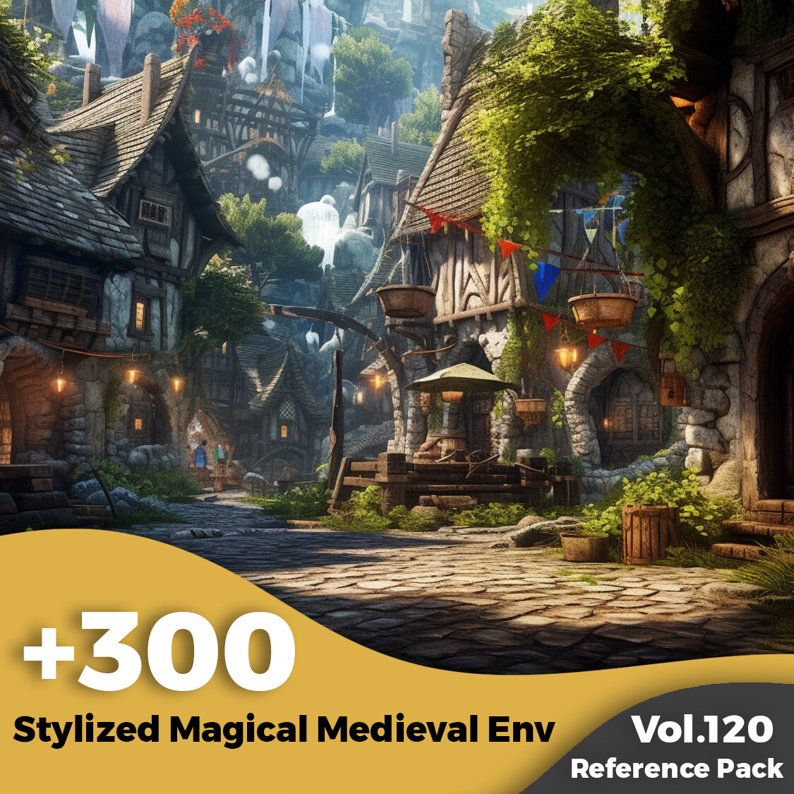 ArtStation - +300 Stylized Magical Medieval Environment (4k) | Vol_120