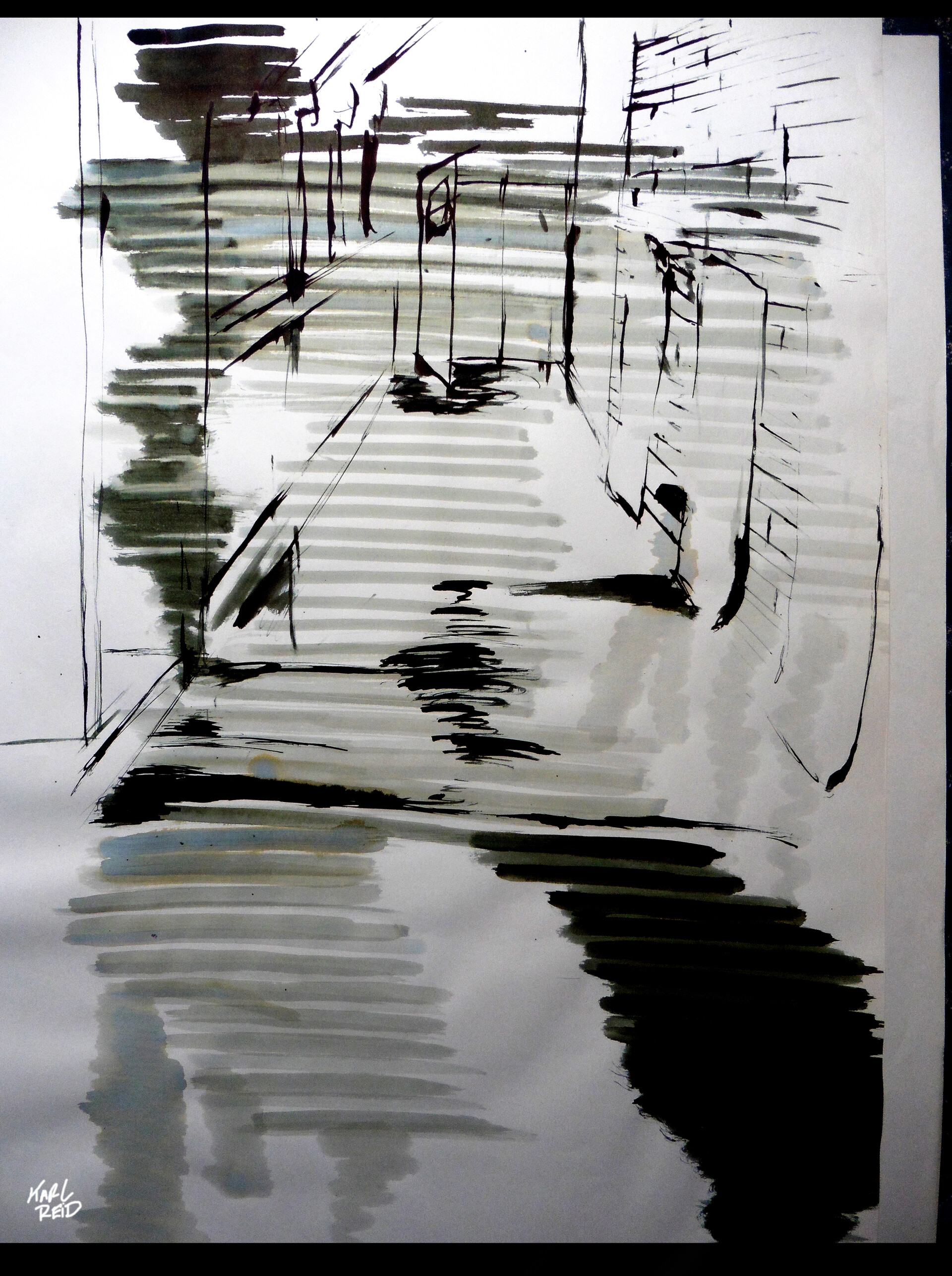 Karl Reid - Traditional Artwork by Karl Reid