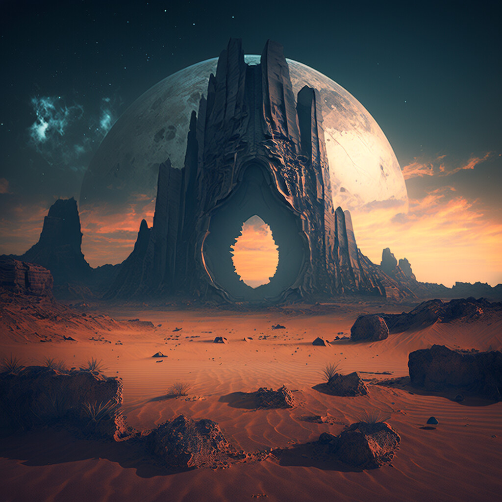 ArtStation - Surreal alien places