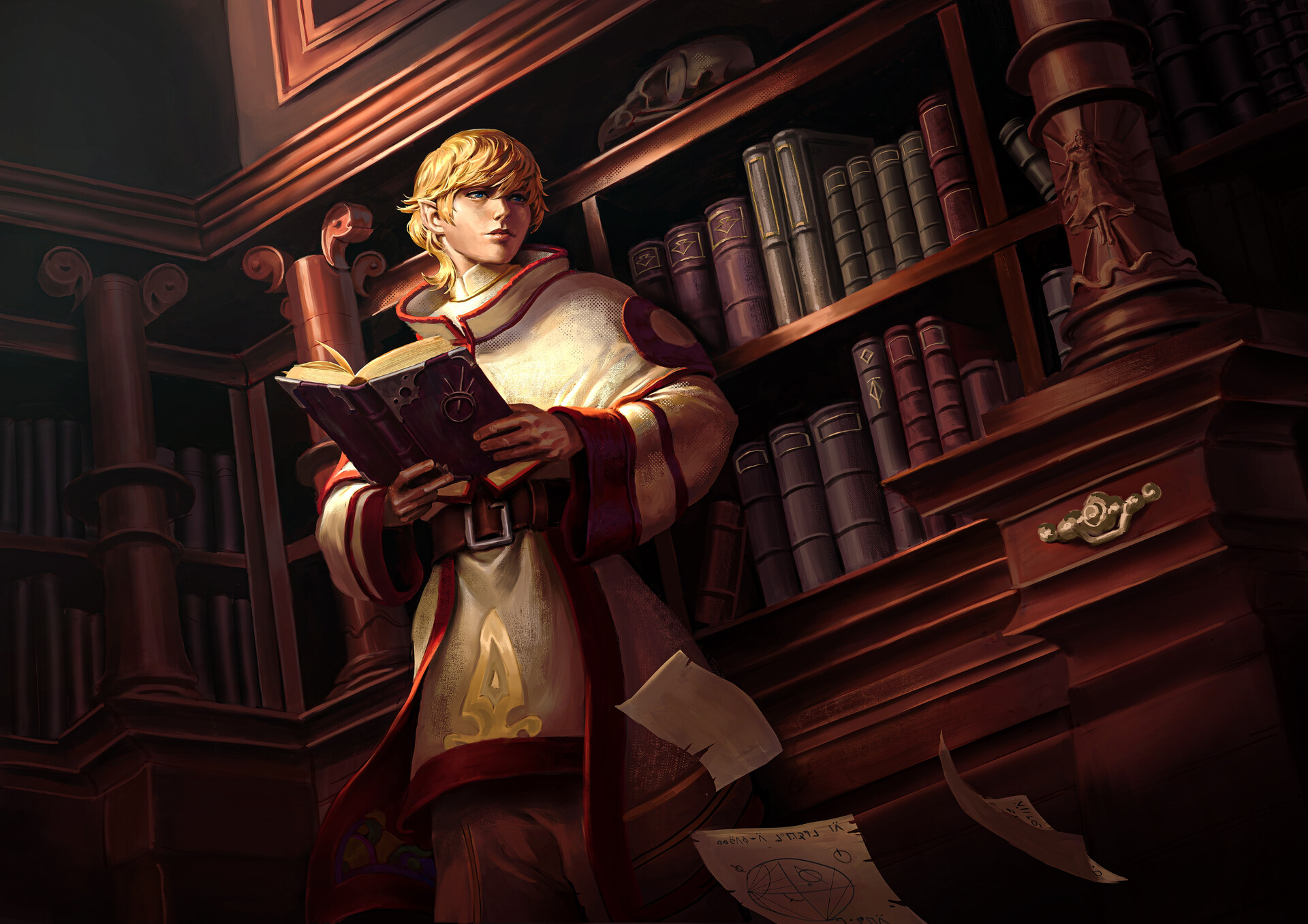 ArtStation - White mage