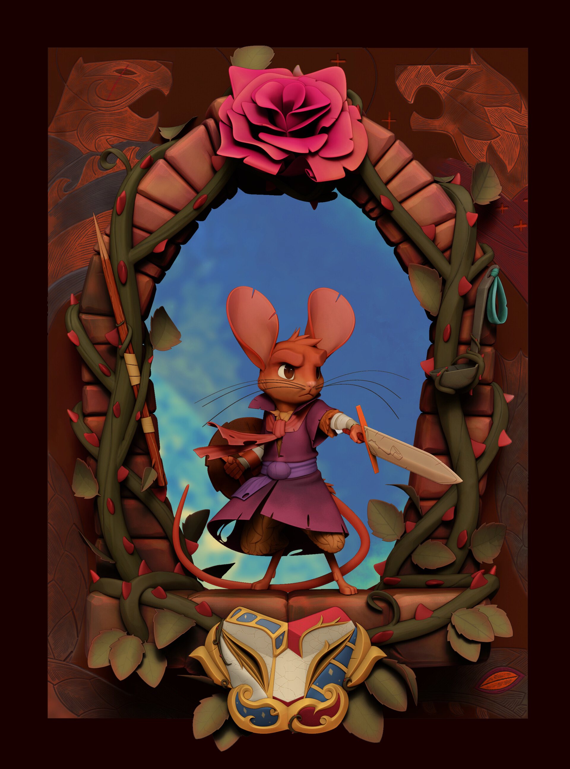 ArtStation - Martin The Warrior - RedWall