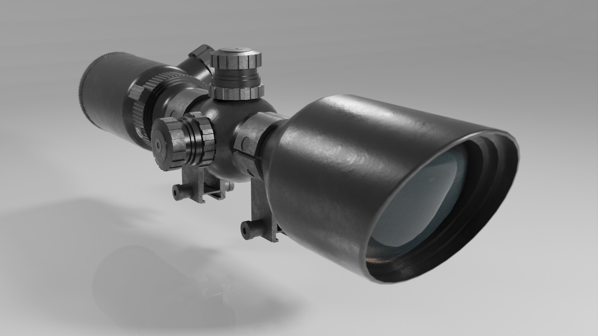 ArtStation - Sniper Scope - Hard Surface Modeling