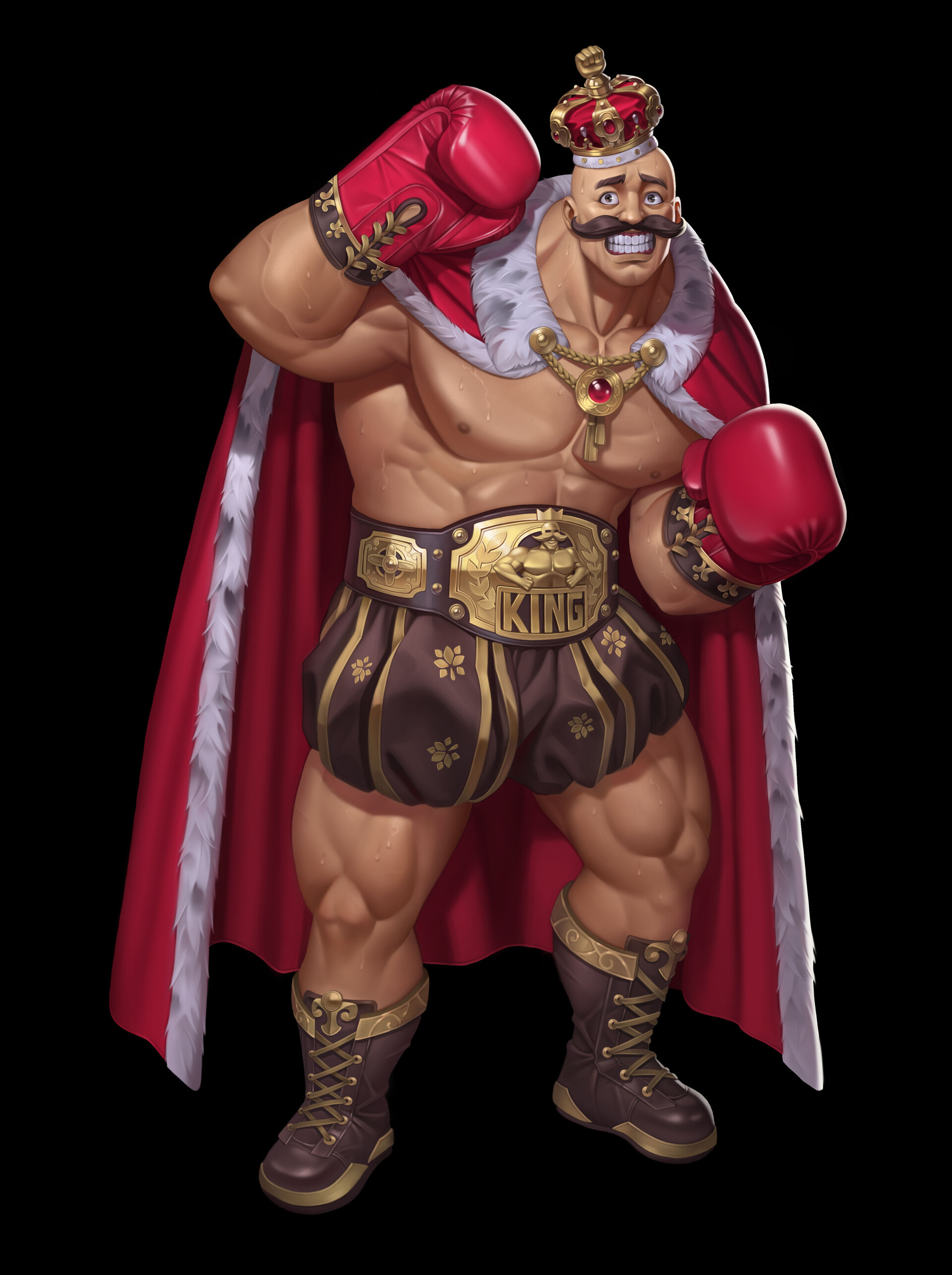 ArtStation - Coward king punch