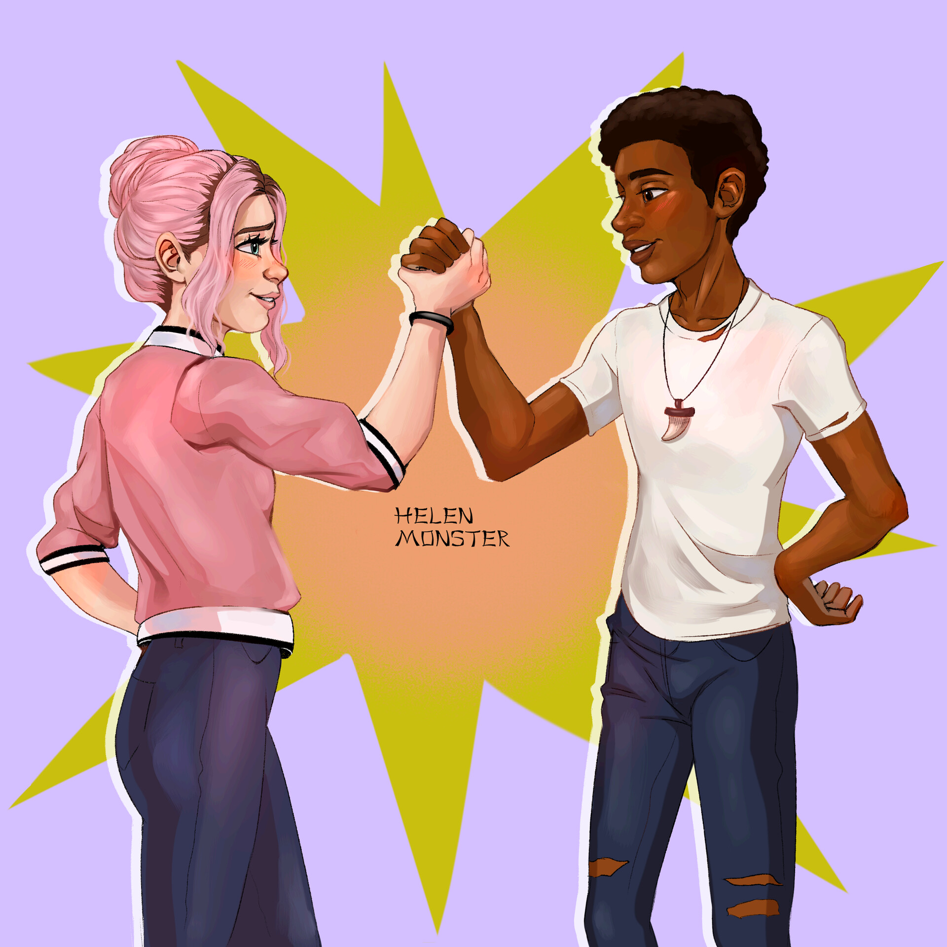 ArtStation - Jurassic World Camp Cretaceous Darius and Brooklynn