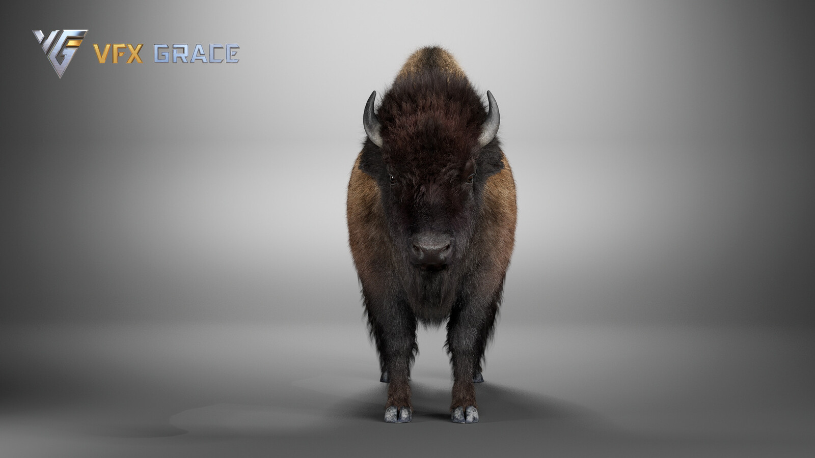 VFX models - Bison Male - UE Character Asset