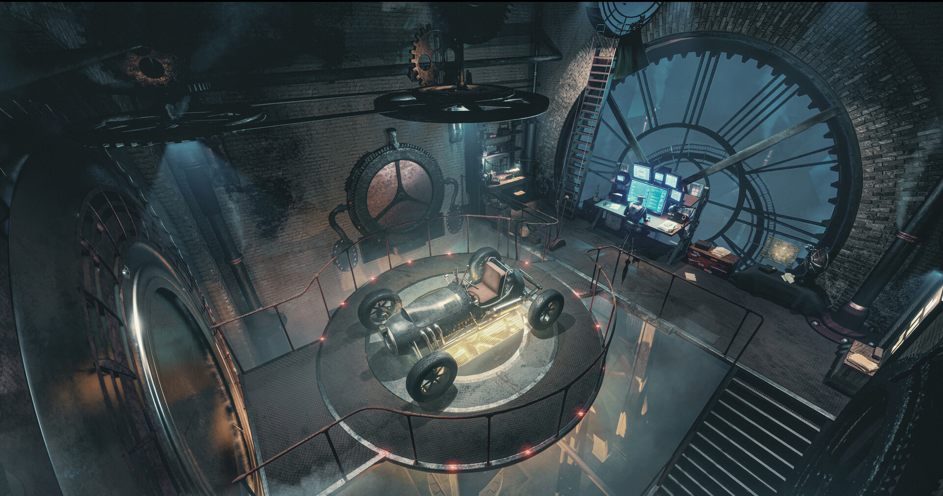 ArtStation - CLOCKTOWER INTERIOR (REMASTERED)
