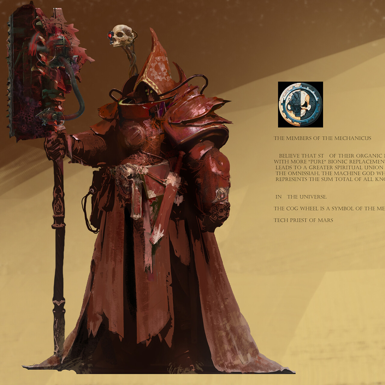 ArtStation - Adeptus Mechanicus Sketches