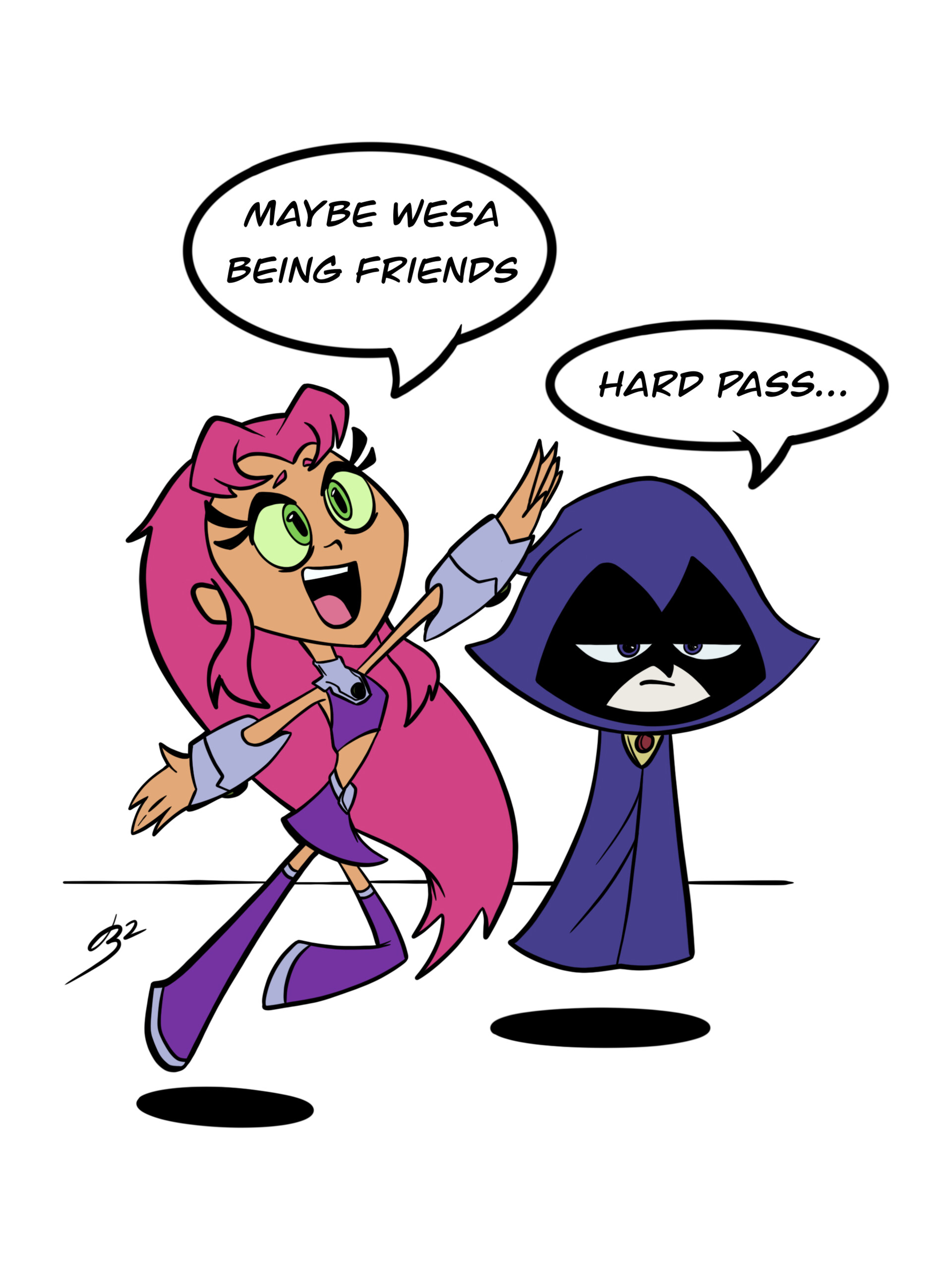 Artstation Starfire And Raven