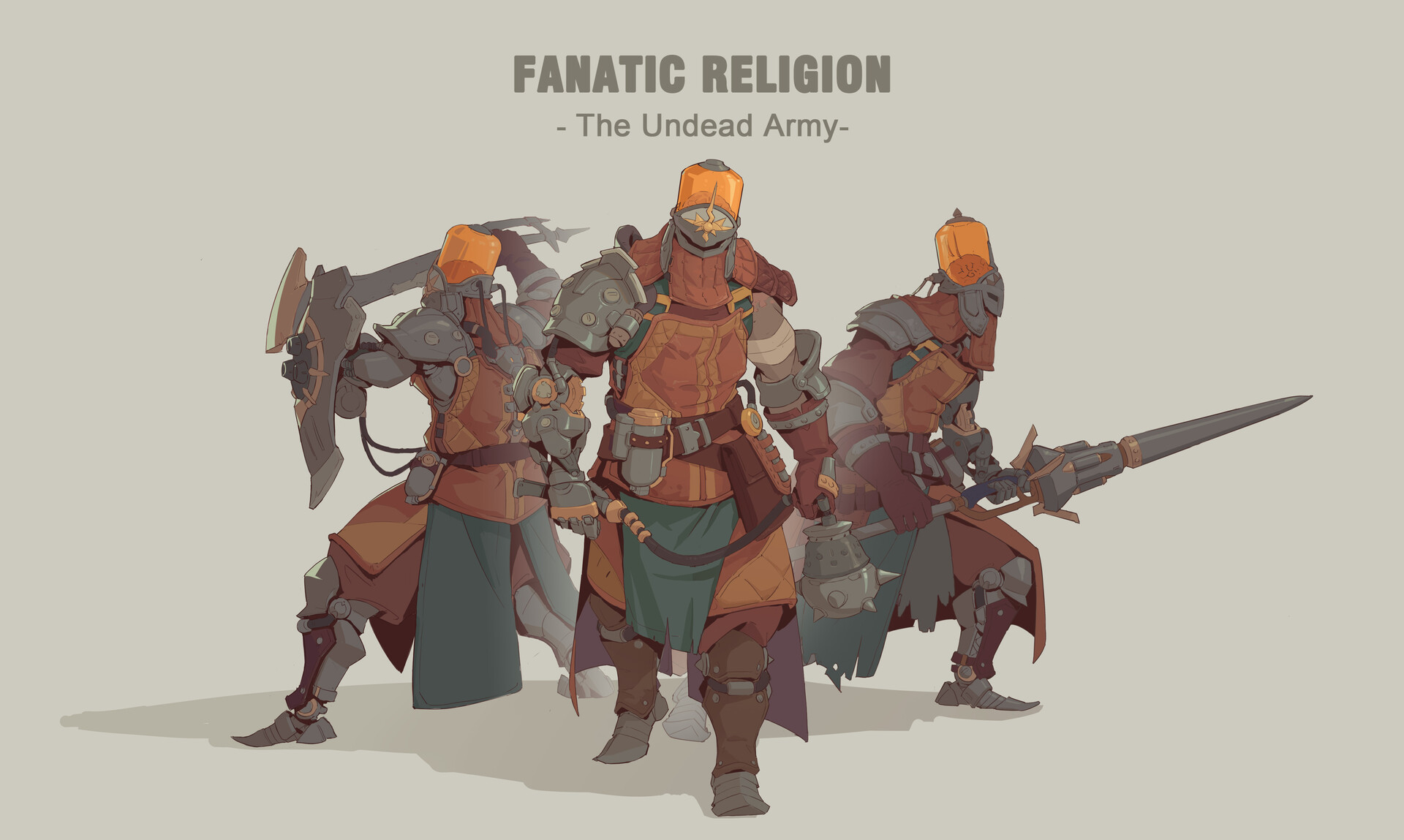 ArtStation - FANATIC RELIGION - The Undead Army