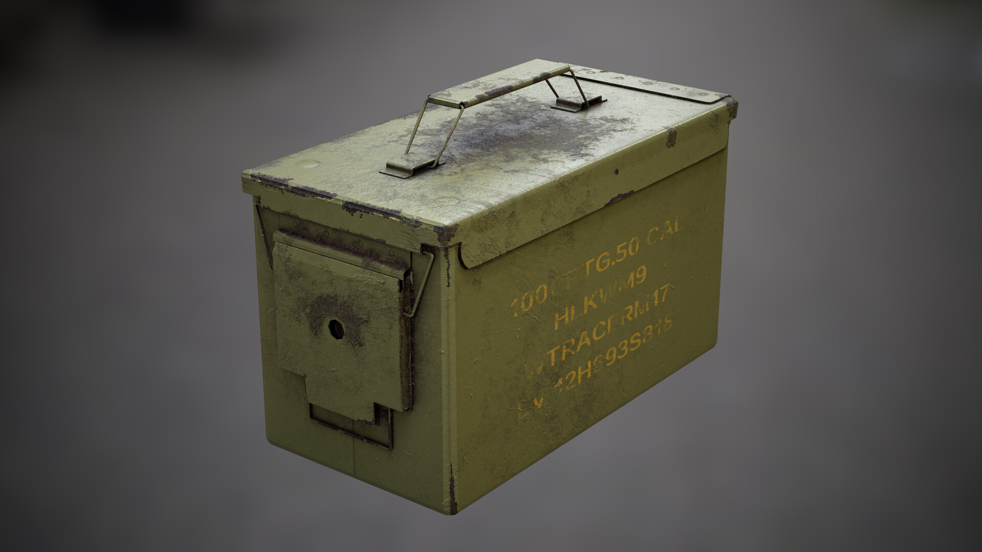 ArtStation - ammunition box PBR model