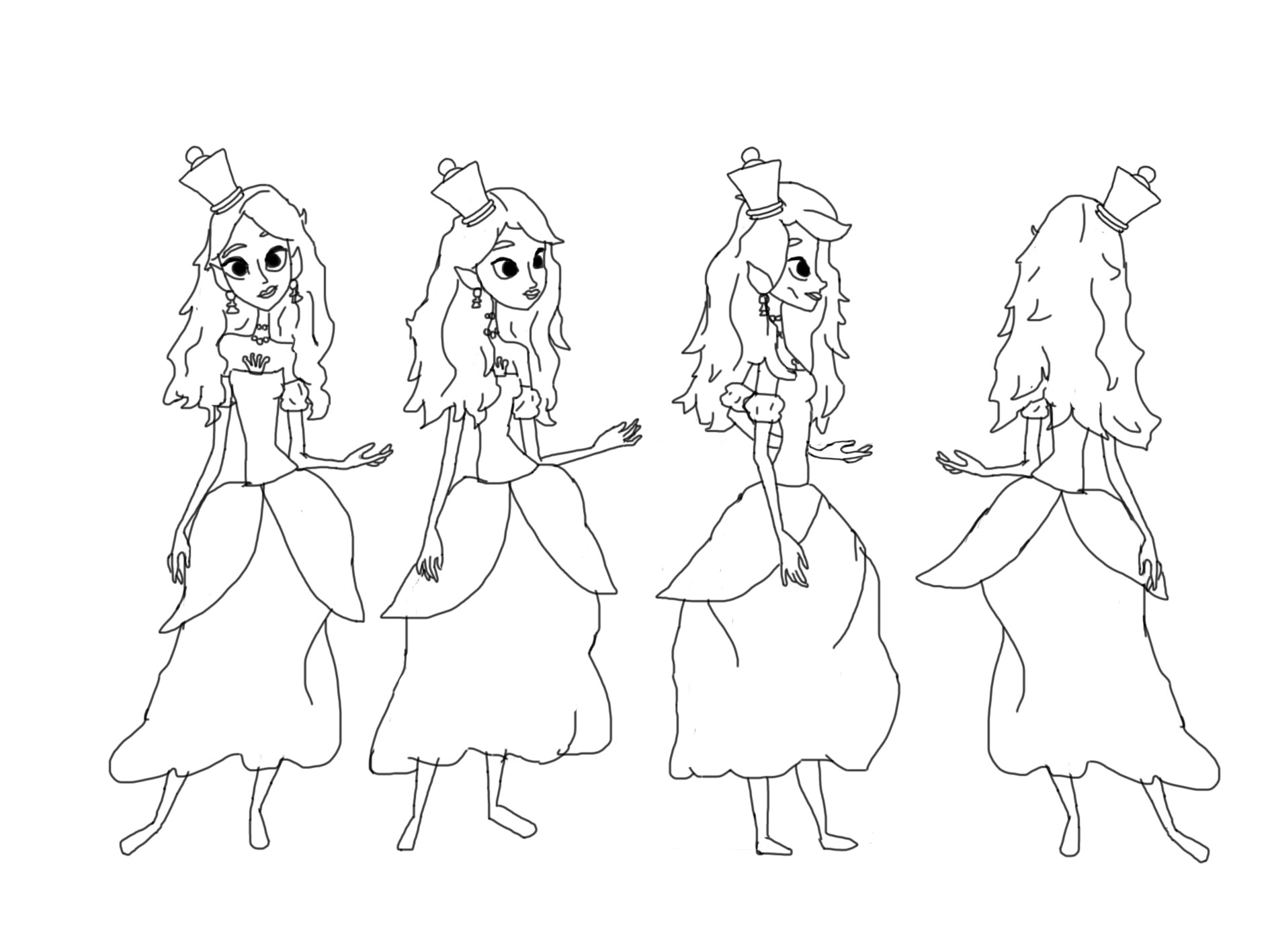 ArtStation - Chess queen character sheet