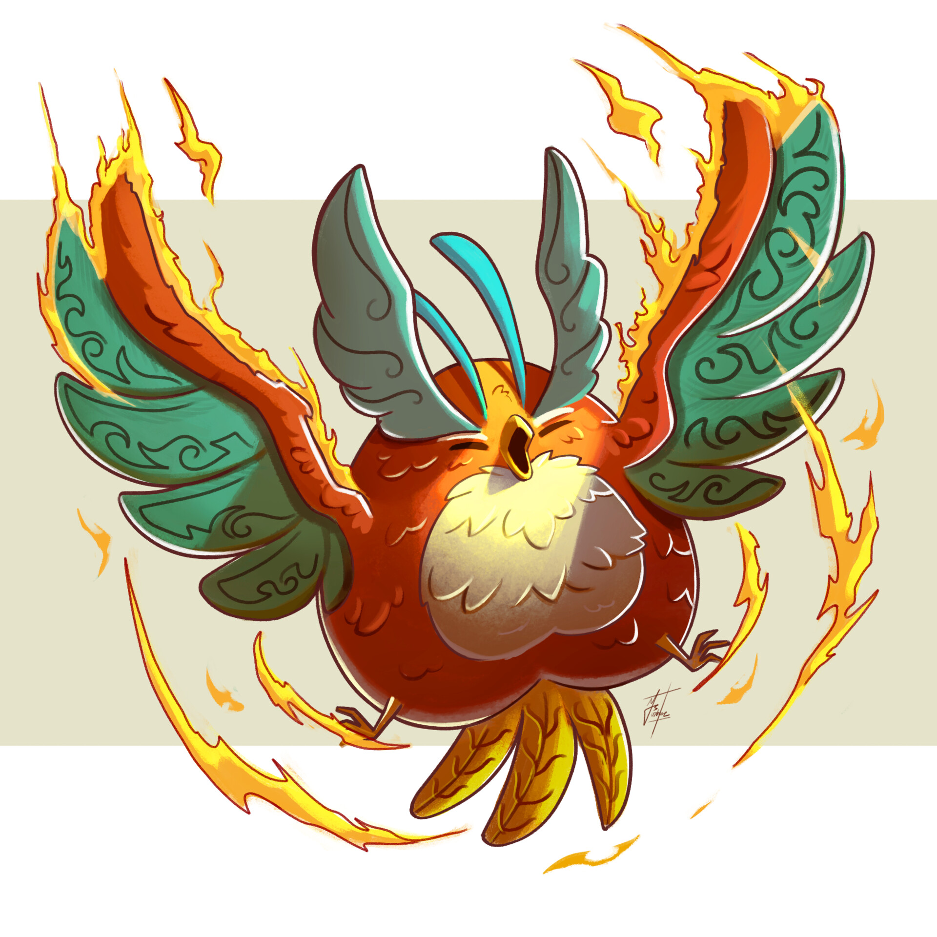 ArtStation - Phoenix sketch