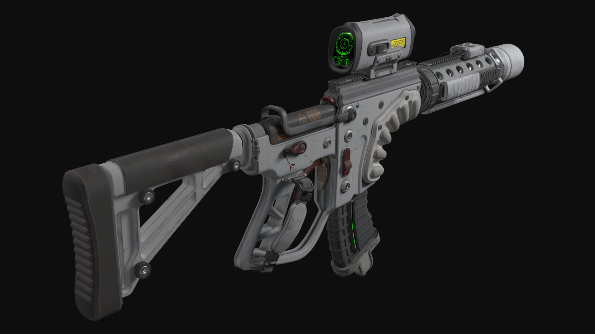 ArtStation - Laser Rifle