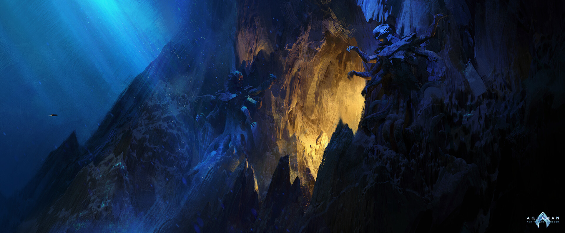 Ivan Laliashvili - Black Manta's lair concept design. the Entrance.