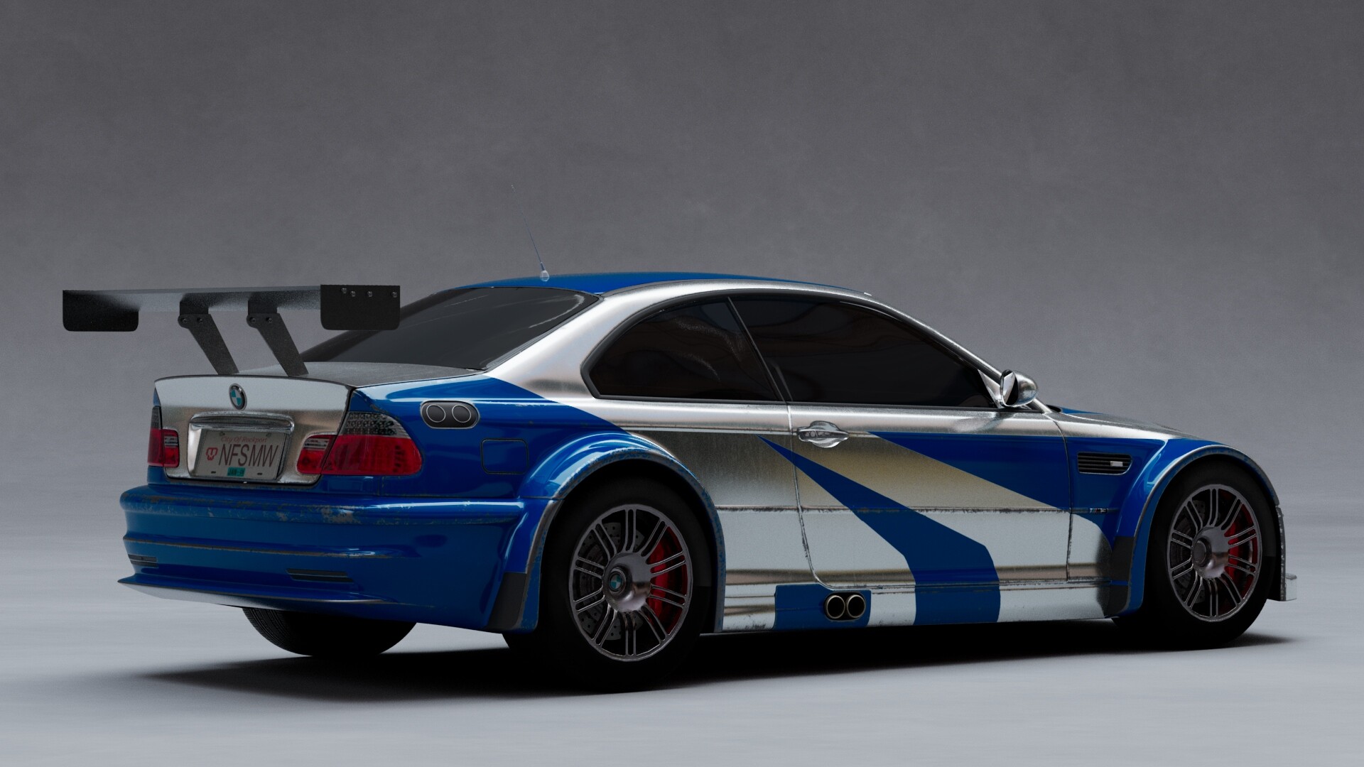 Vijay Mohan - The BMW M3 GTR Model,Texture ,Lookdev