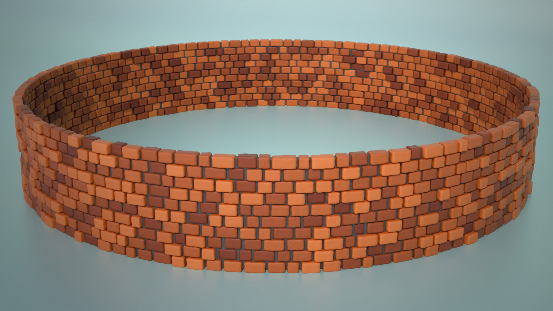 3D Tudor - Blender 4 Geometry Node Brick Wall Generator