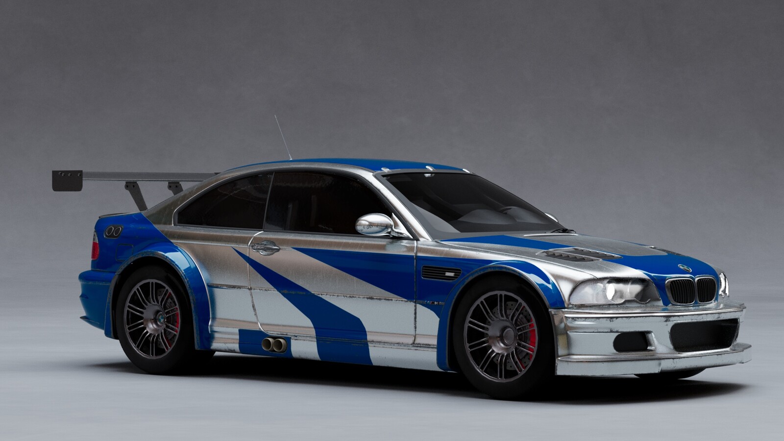 Vijay Mohan - The BMW M3 GTR Model,Texture ,Lookdev